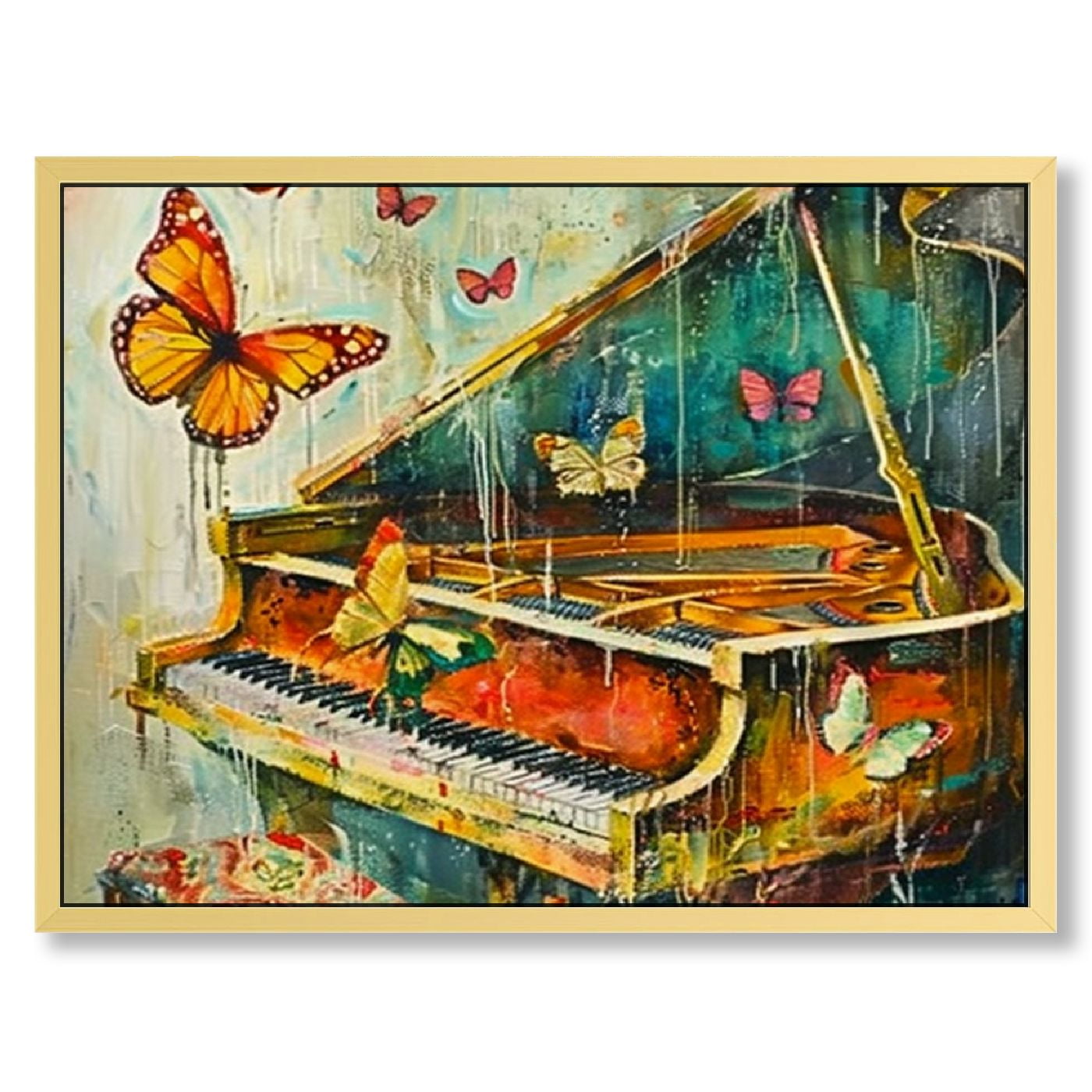 Music Notes Graffiti Art