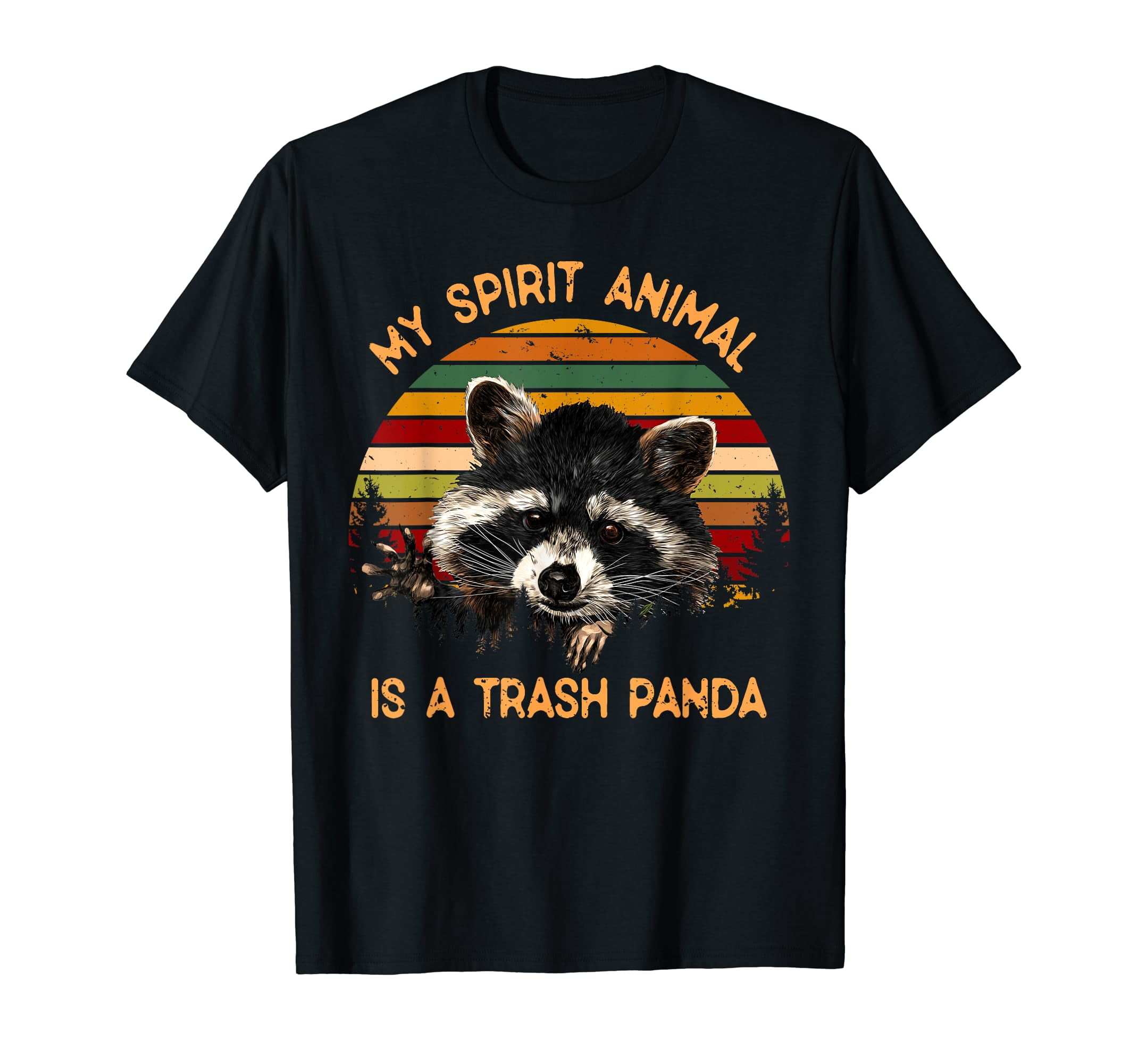 Vintage My Spirit Animal Is A Trash Panda T-shirt T-Shirt - Walmart.com