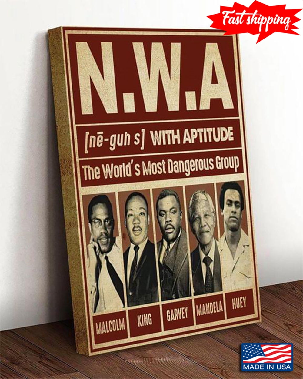 Vintage N.W.A With Aptitude The World's Most Dangerous Group Malcolm ...