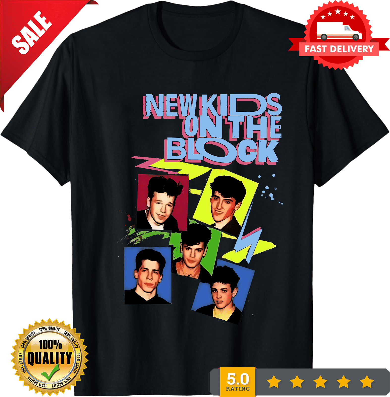 Vintage NKOTB Band Music T-Shirt, LIMITED EDITION-TH64870 - Walmart.com
