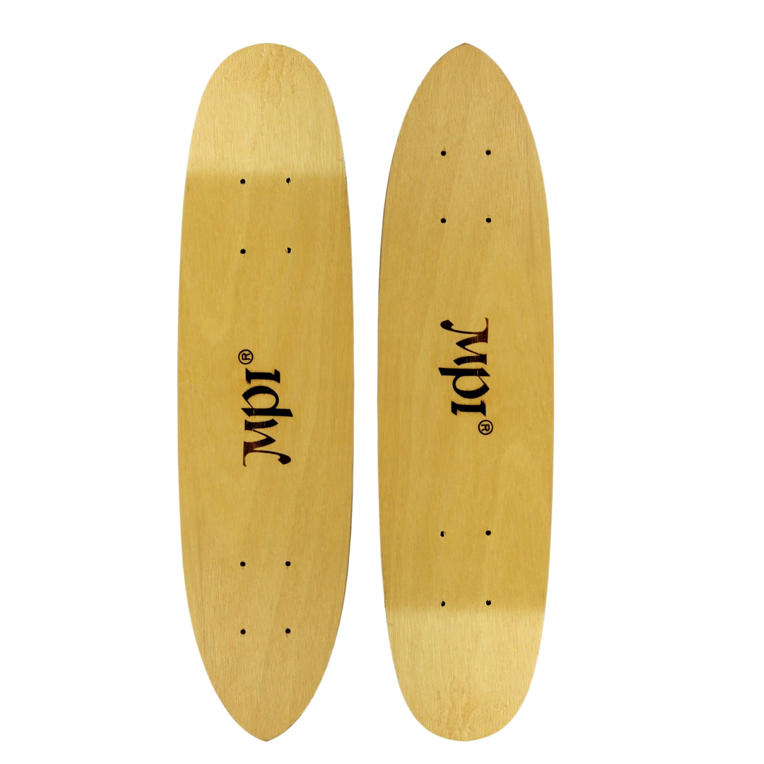 Vintage NOS 2-PACK MPI Old School Skateboard Deck Light Wood Kicktail ...