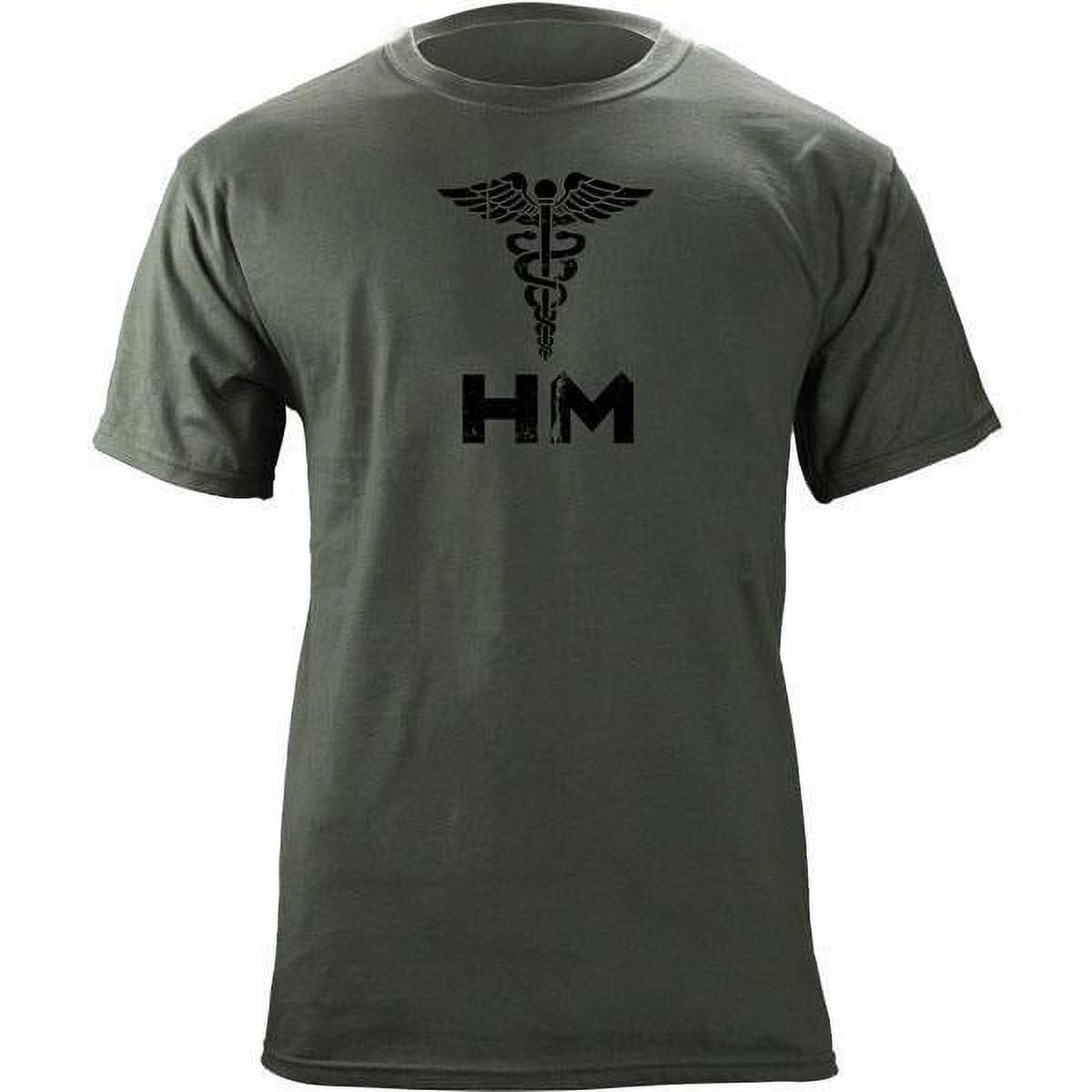 Vintage Navy Hospital Corpsman HM Rating Badge Veteran T-Shirt ...