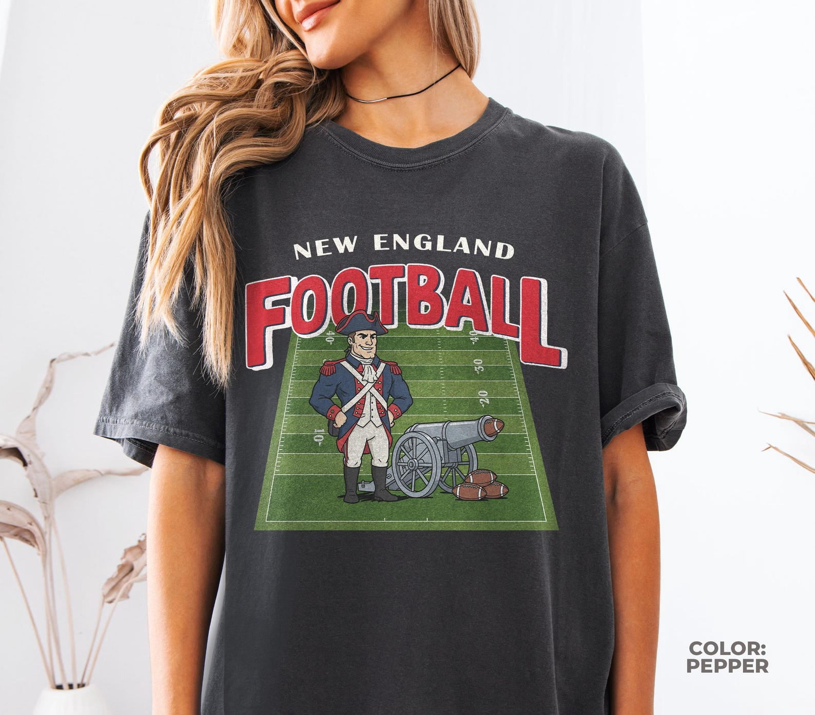 Vintage New England Football T-Shirt, Patriots Mascot T-Shirt,Patriots ...