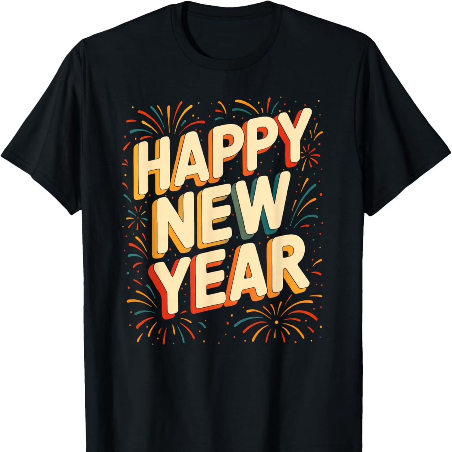 Vintage New Years Eve Party Countdown Happy New Year 2026 T-S1Hirt ...