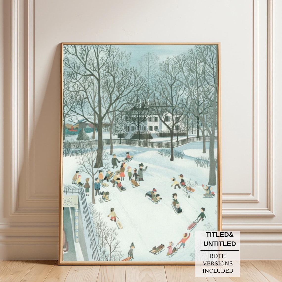 Vintage New York January 31, 1948 Magazine Cover Art Print Winter ...