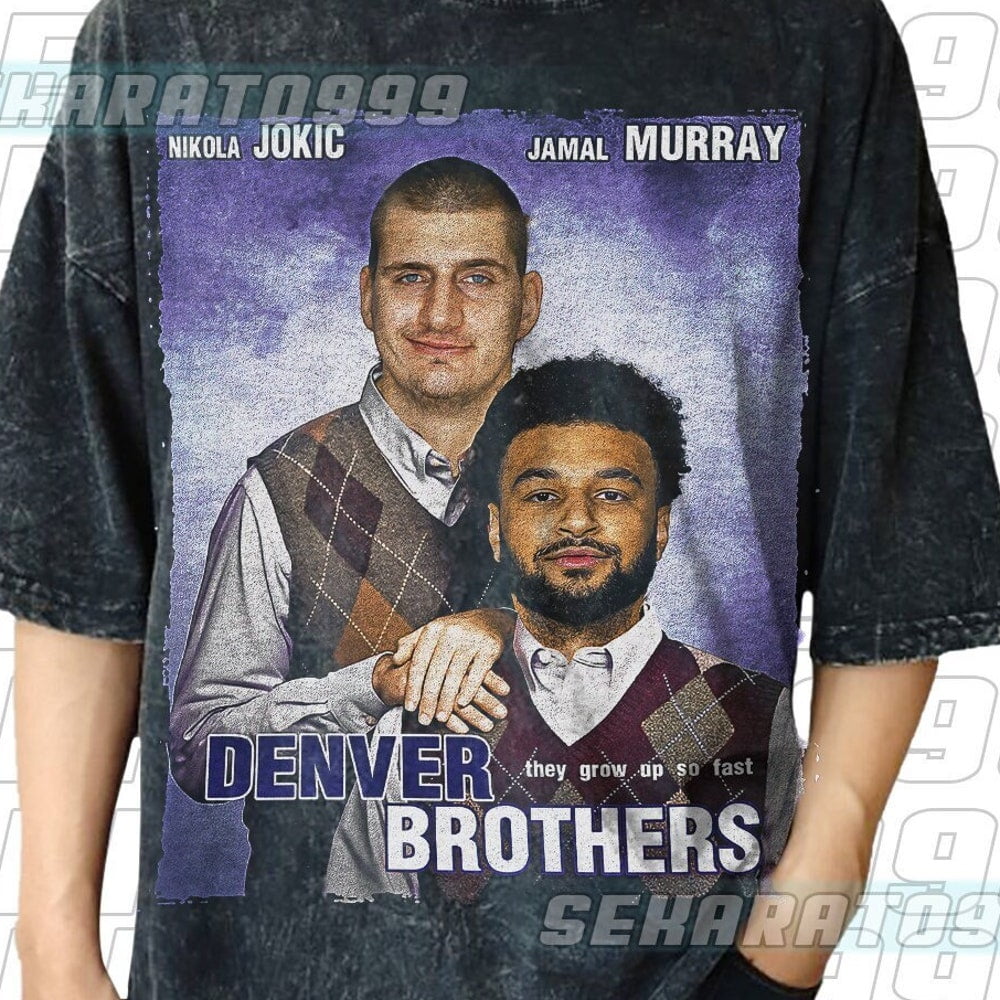 Vintage Nikola Jokic and Jamal Murray Step Brothers Funny Denver ...