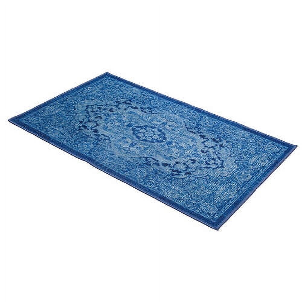 Vintage Nonslip Rug-26" x 45"-Blue - Walmart.com