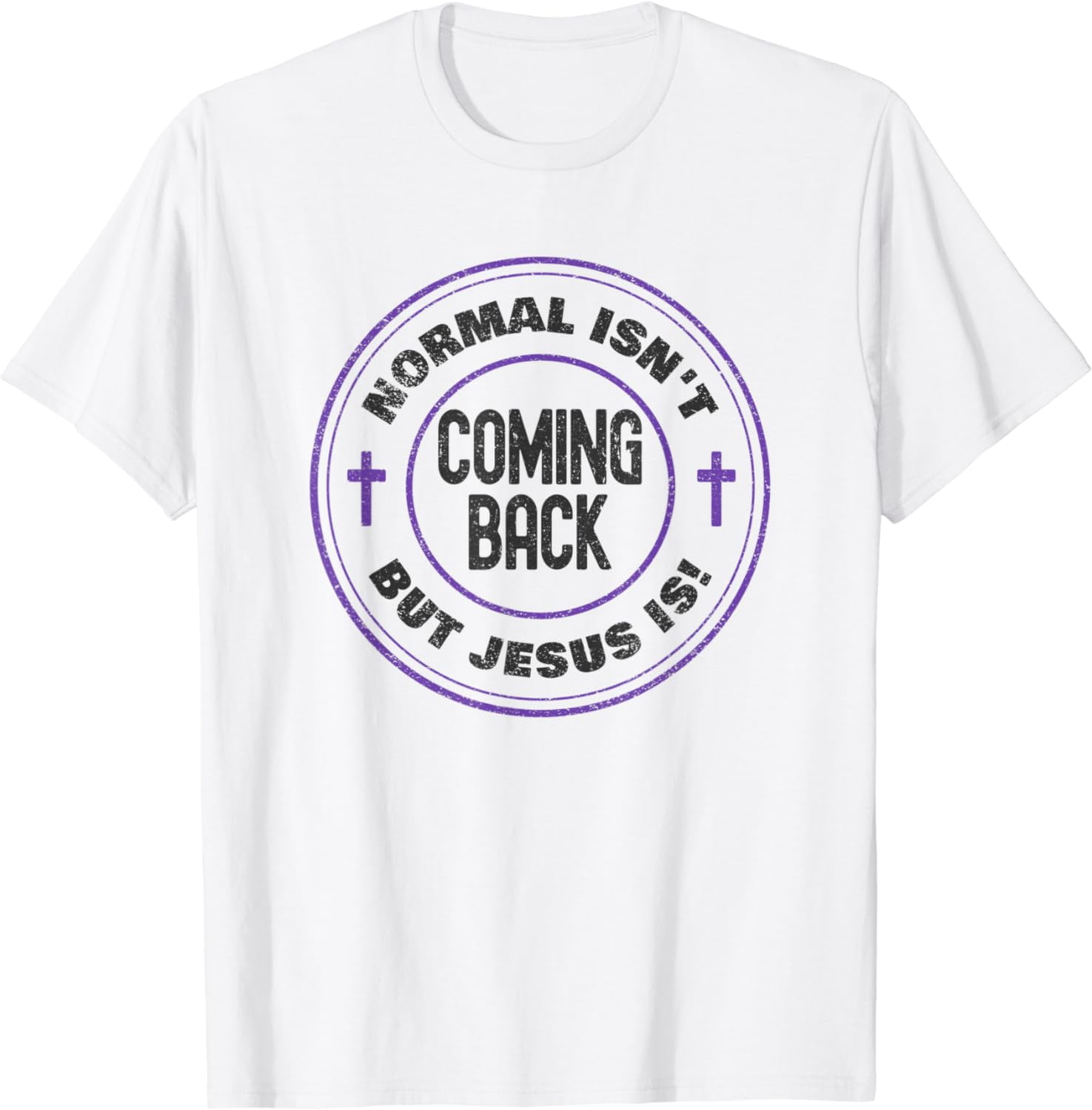 Vintage Normal Isn't Coming Back But Jesus Is T-Shirt - Walmart.com