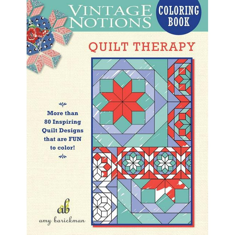 coloring book quilt pattern