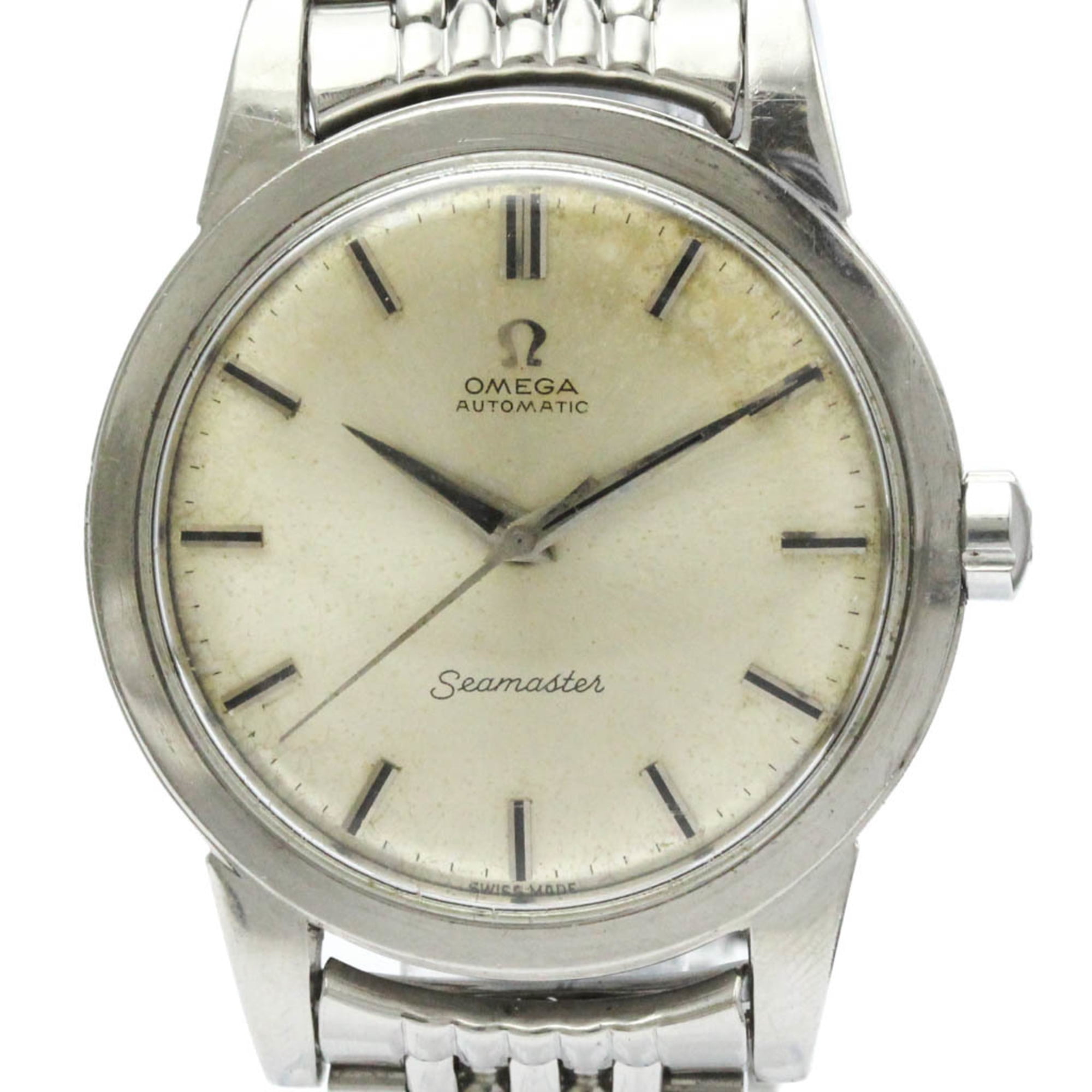 Pre-Owned Vintage OMEGA Seamaster Cal 351 Rice Bracelet Automatic Watch ...
