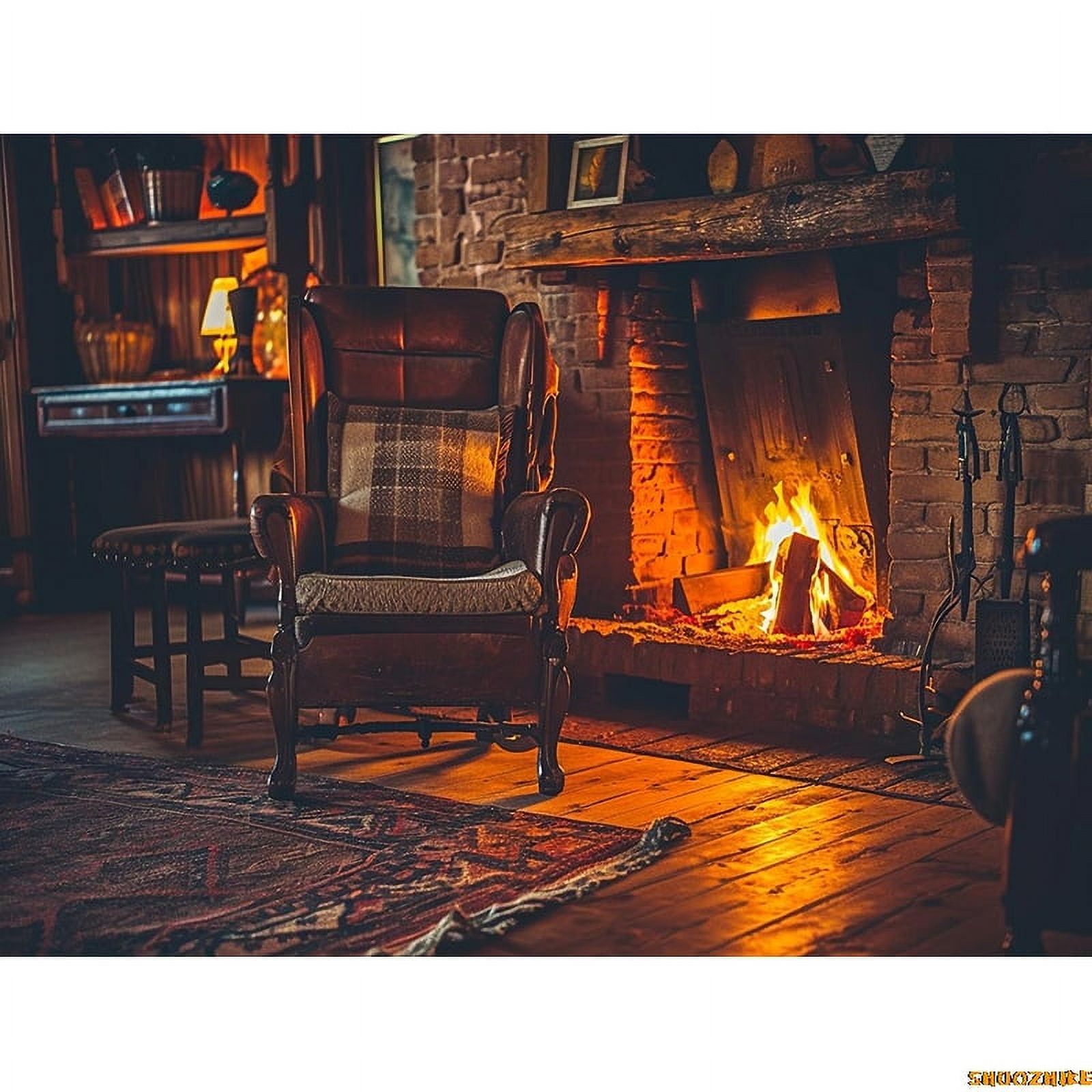 Vintage Old Tavern Barista Coffee Shop Bar Photography Backdrop Warm ...