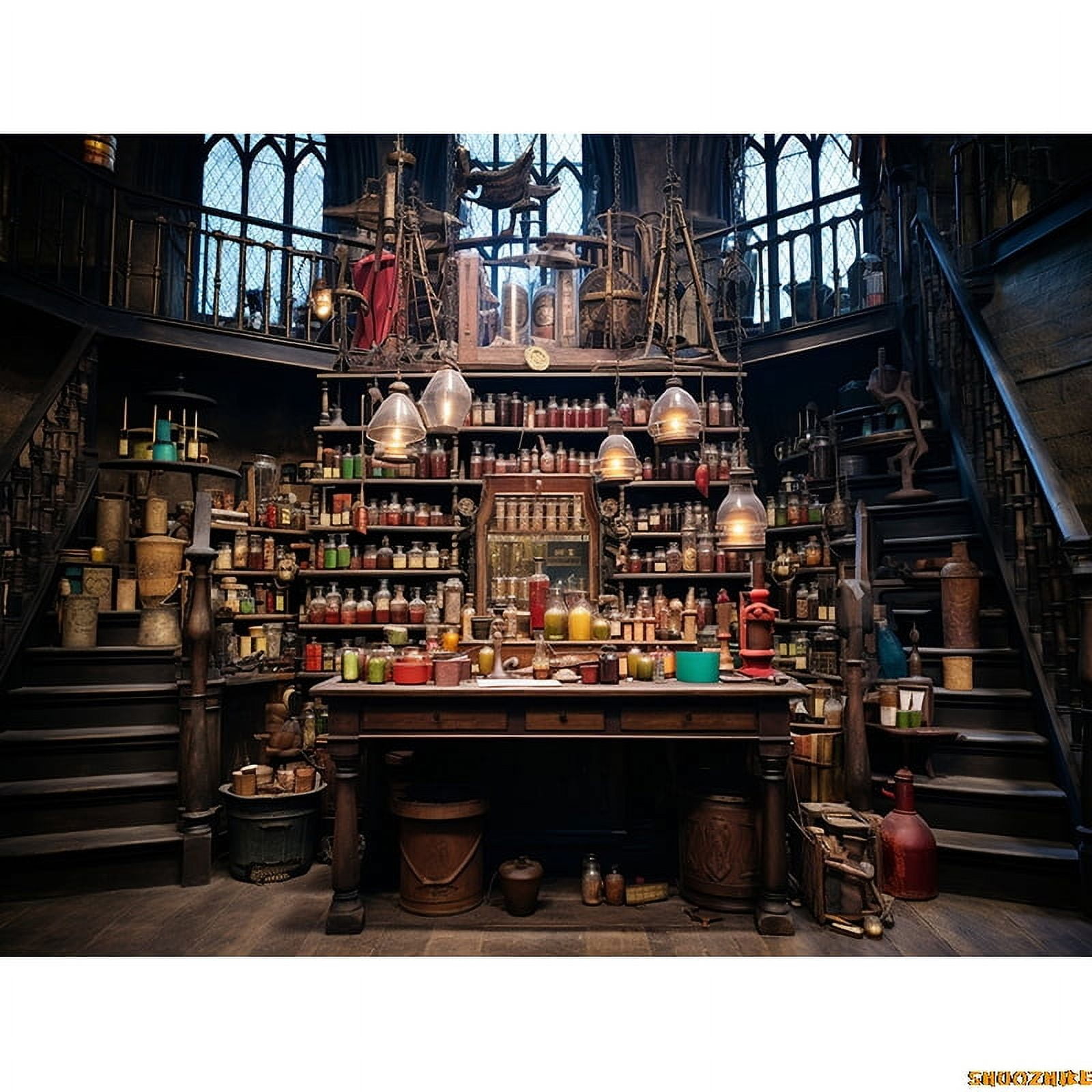 Vintage Old Tavern Barista Coffee Shop Bar Photography Backdrop Warm ...