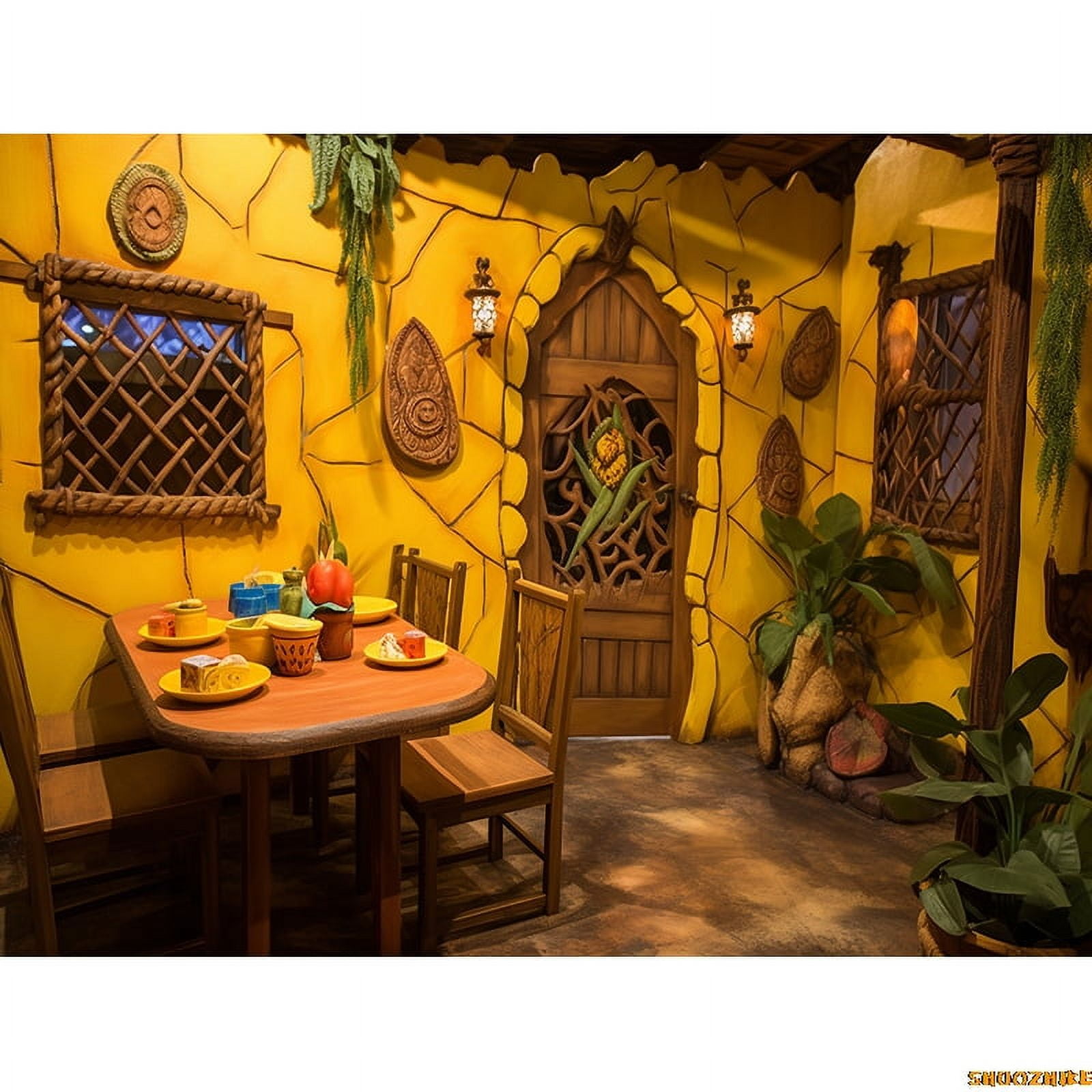 Vintage Old Tavern Barista Coffee Shop Bar Photography Backdrop Warm ...