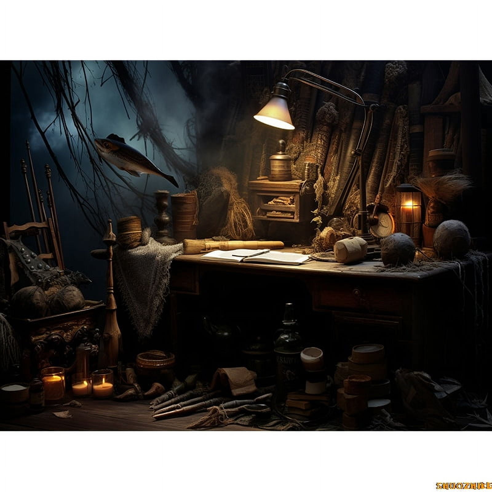 Vintage Old Tavern Barista Coffee Shop Bar Photography Backdrop Warm ...