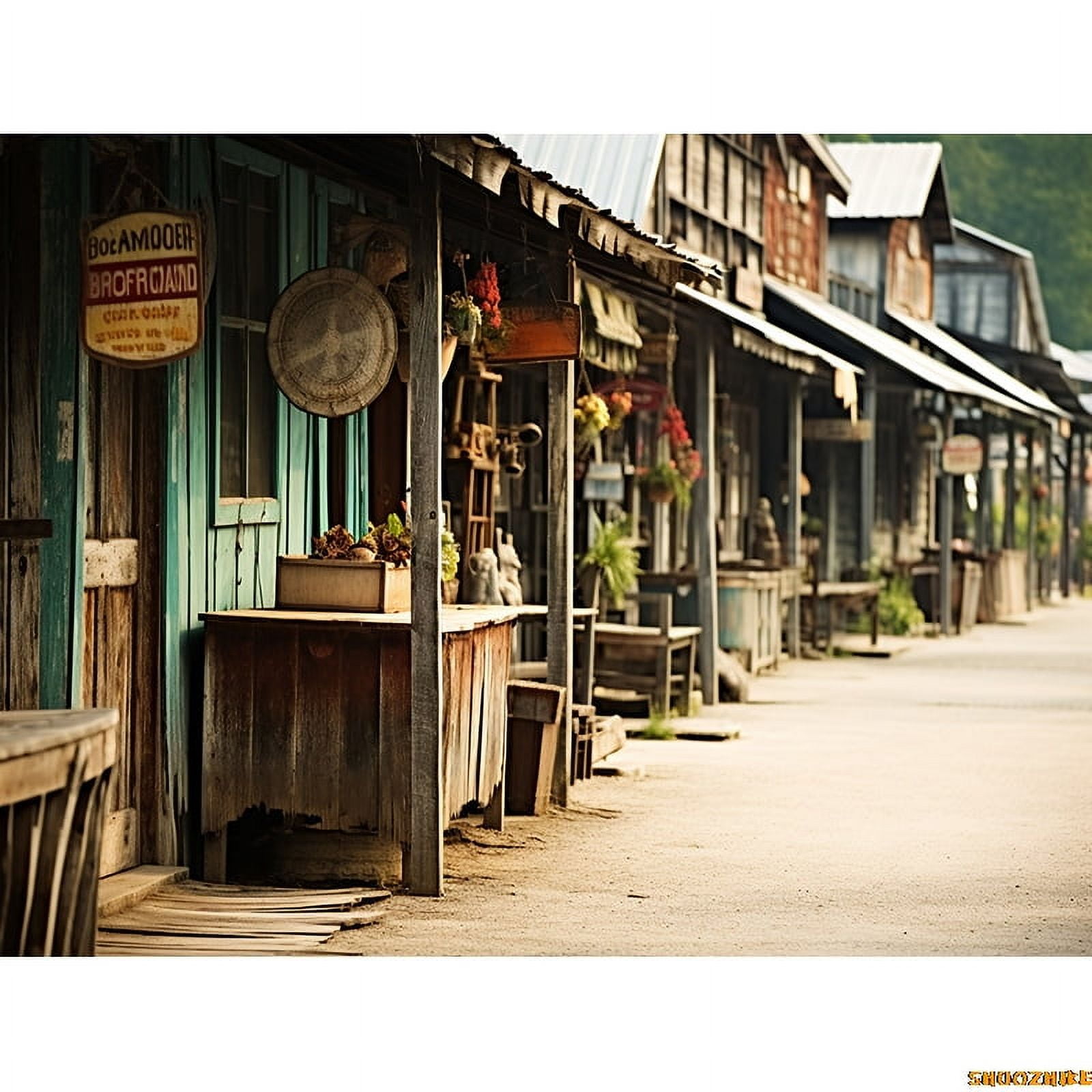 Vintage Old Tavern Barista Coffee Shop Bar Photography Backdrop Warm ...