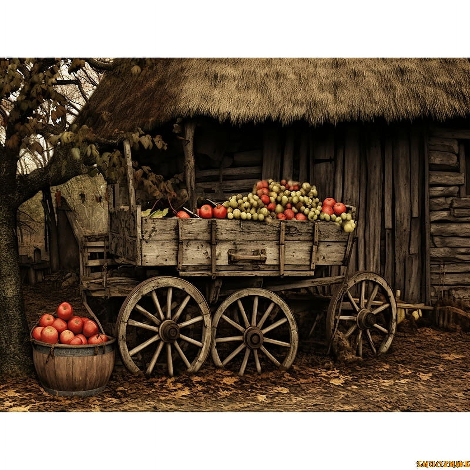 Vintage Old Tavern Barista Coffee Shop Bar Photography Backdrop Warm ...