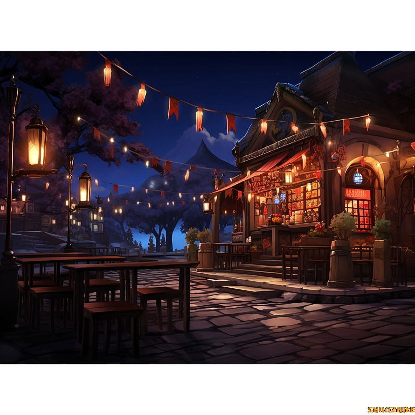 Vintage Old Tavern Barista Coffee Shop Bar Photography Backdrop Warm ...