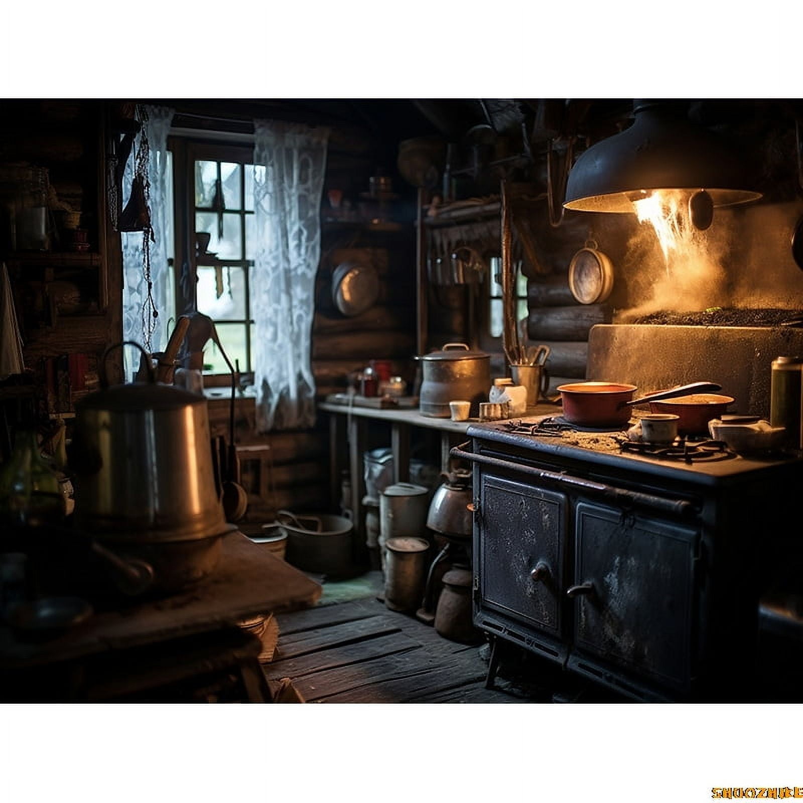 Vintage Old Tavern Barista Coffee Shop Bar Photography Backdrop Warm ...