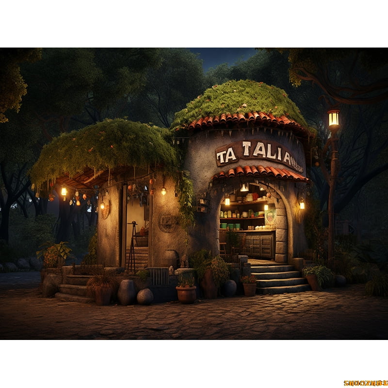 Vintage Old Tavern Barista Coffee Shop Bar Photography Backdrop Warm ...