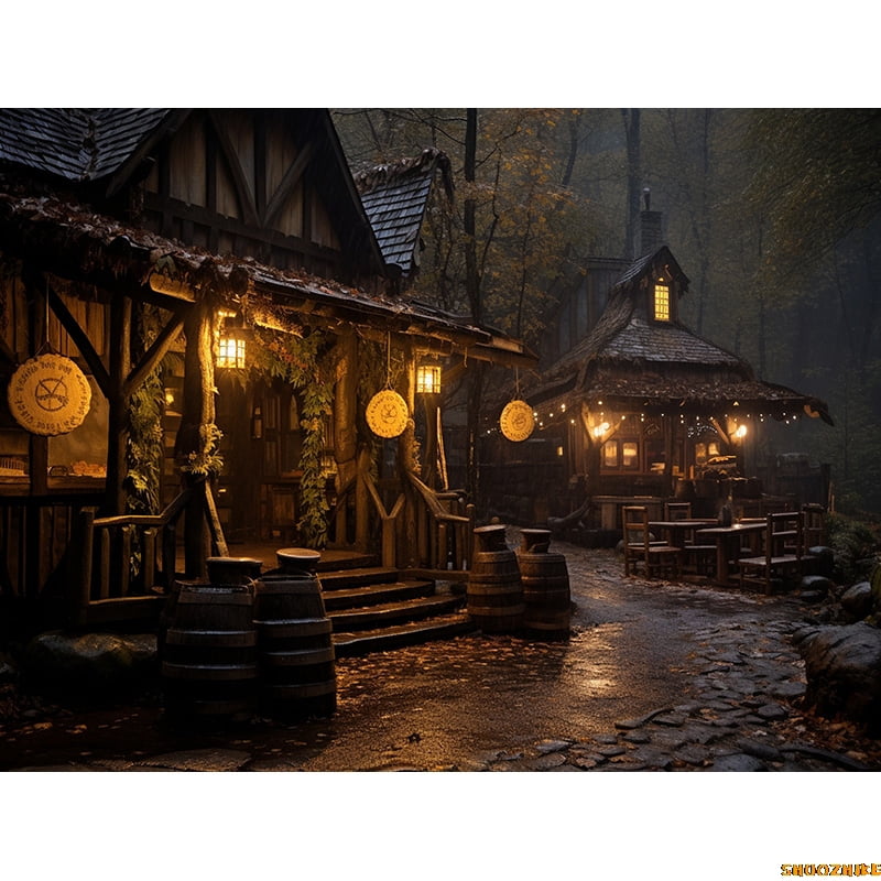 Vintage Old Tavern Barista Coffee Shop Bar Photography Backdrop Warm ...