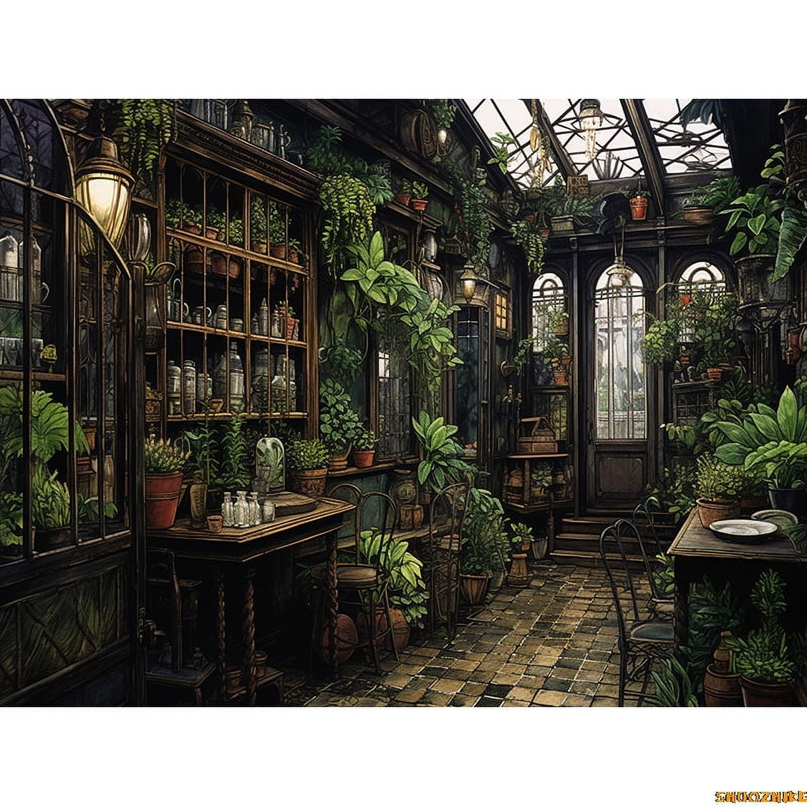 Vintage Old Tavern Barista Coffee Shop Bar Photography Backdrop Warm ...