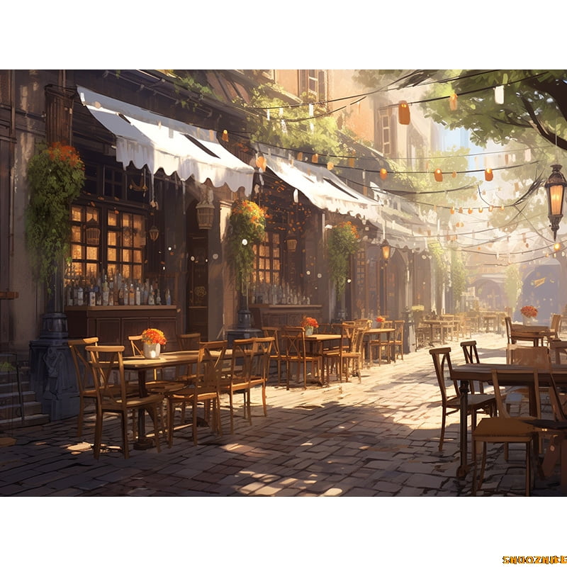 Vintage Old Tavern Barista Coffee Shop Bar Photography Backdrop Warm ...