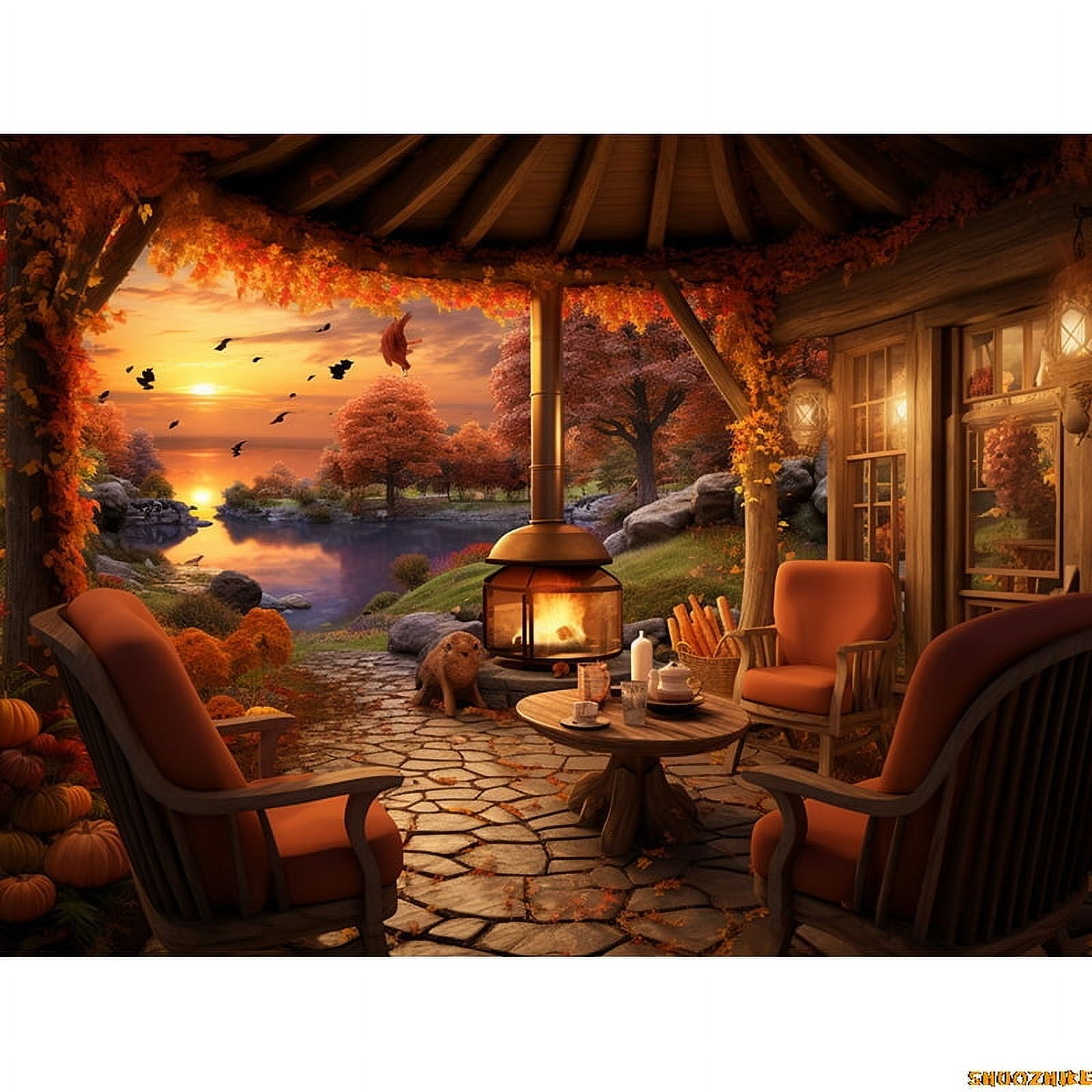 Vintage Old Tavern Barista Coffee Shop Bar Photography Backdrop Warm ...