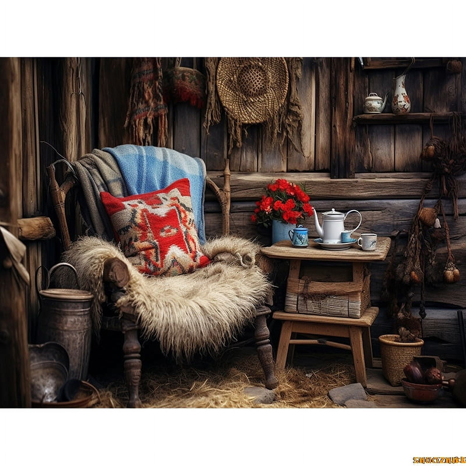 Vintage Old Tavern Barista Coffee Shop Bar Photography Backdrop Warm ...