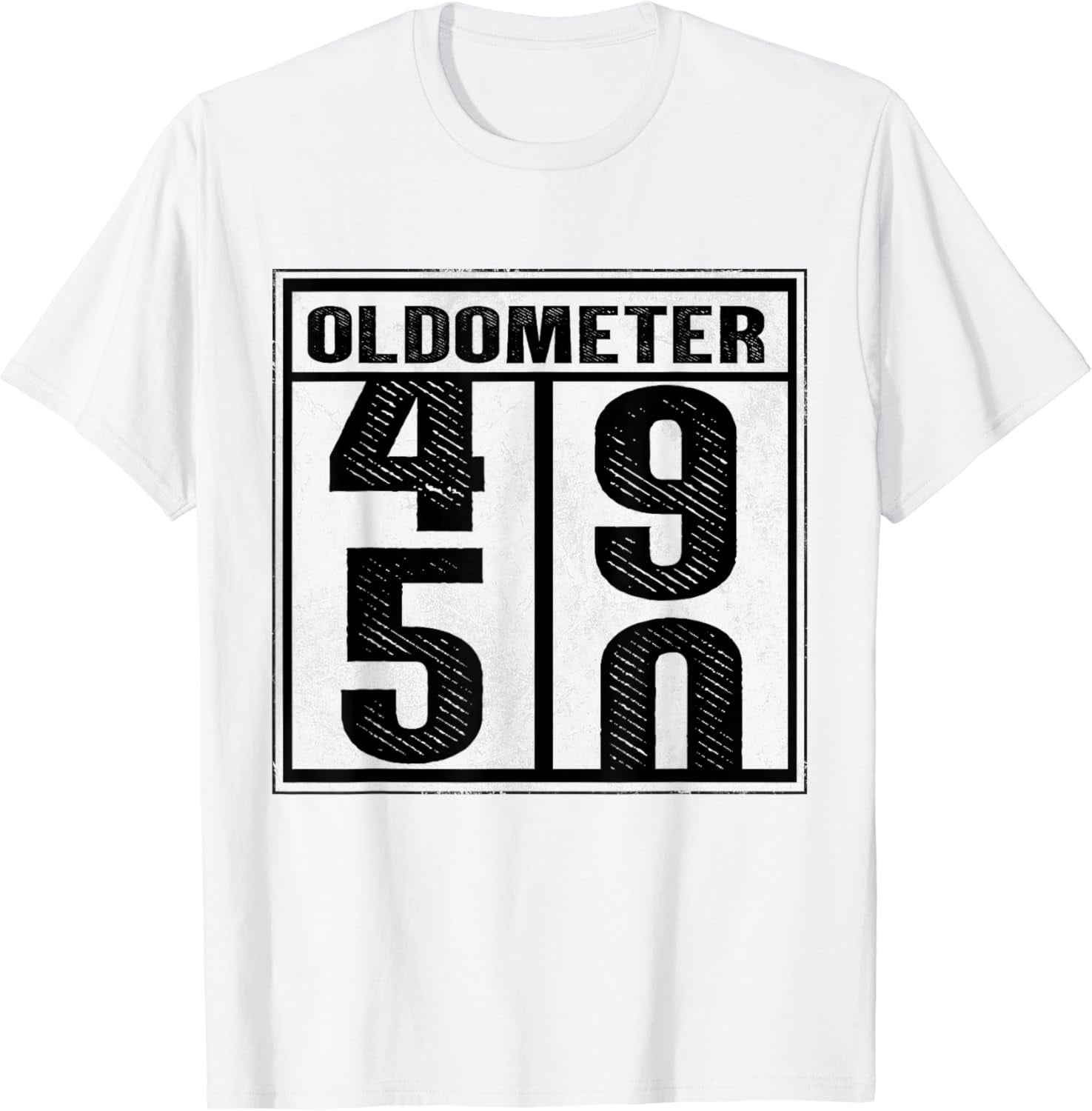 Vintage Oldometer 50 Shirt - 50 Years Old 50th Birthday T-Shirt ...