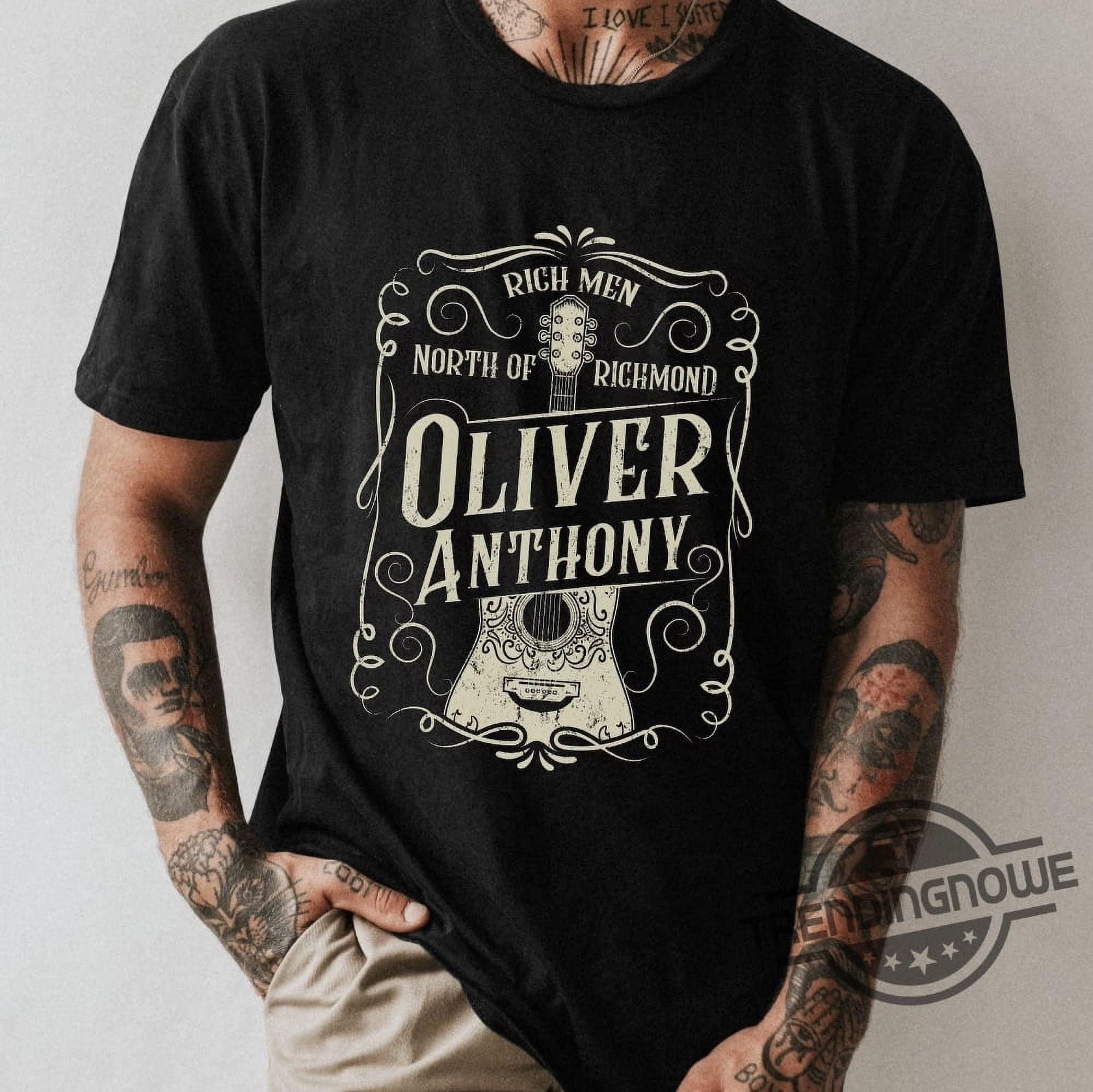 Vintage Oliver Anthony Shirt Country Music Shirt Rich Men North Of ...