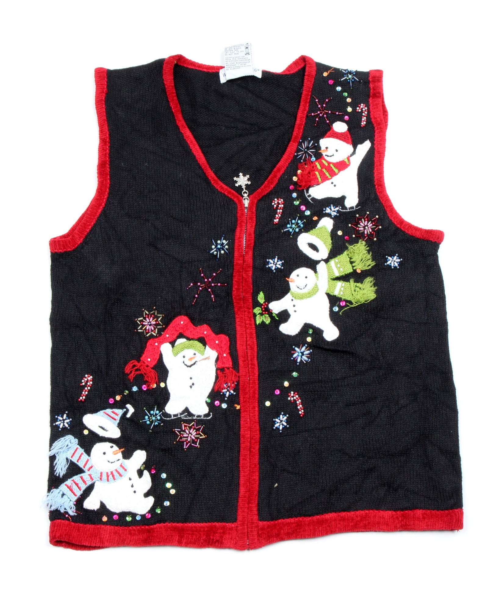 Vintage One of a kind Ugly Christmas Holiday Sweater Vest - Small ...