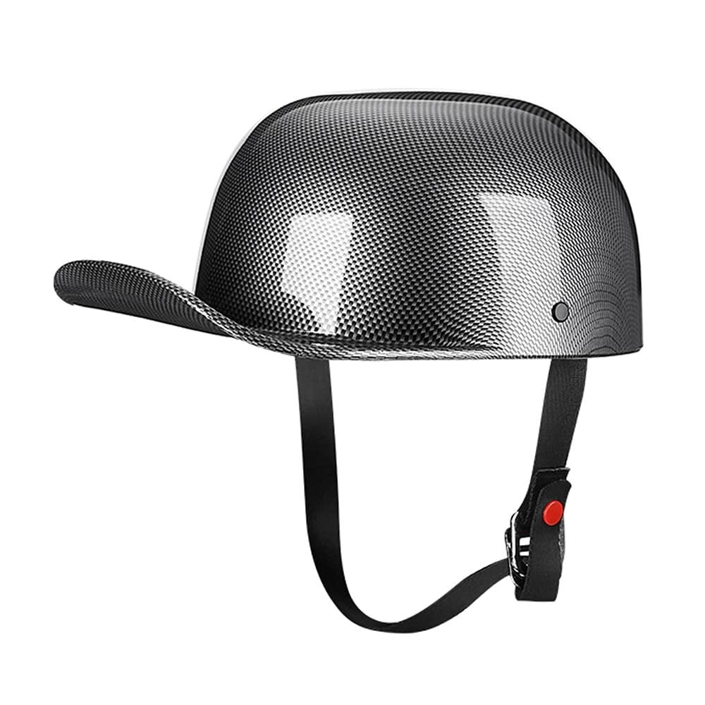 Vintage Open Face Motorcycle Helmet Retro Baseball Cap Half Helmets Men ...