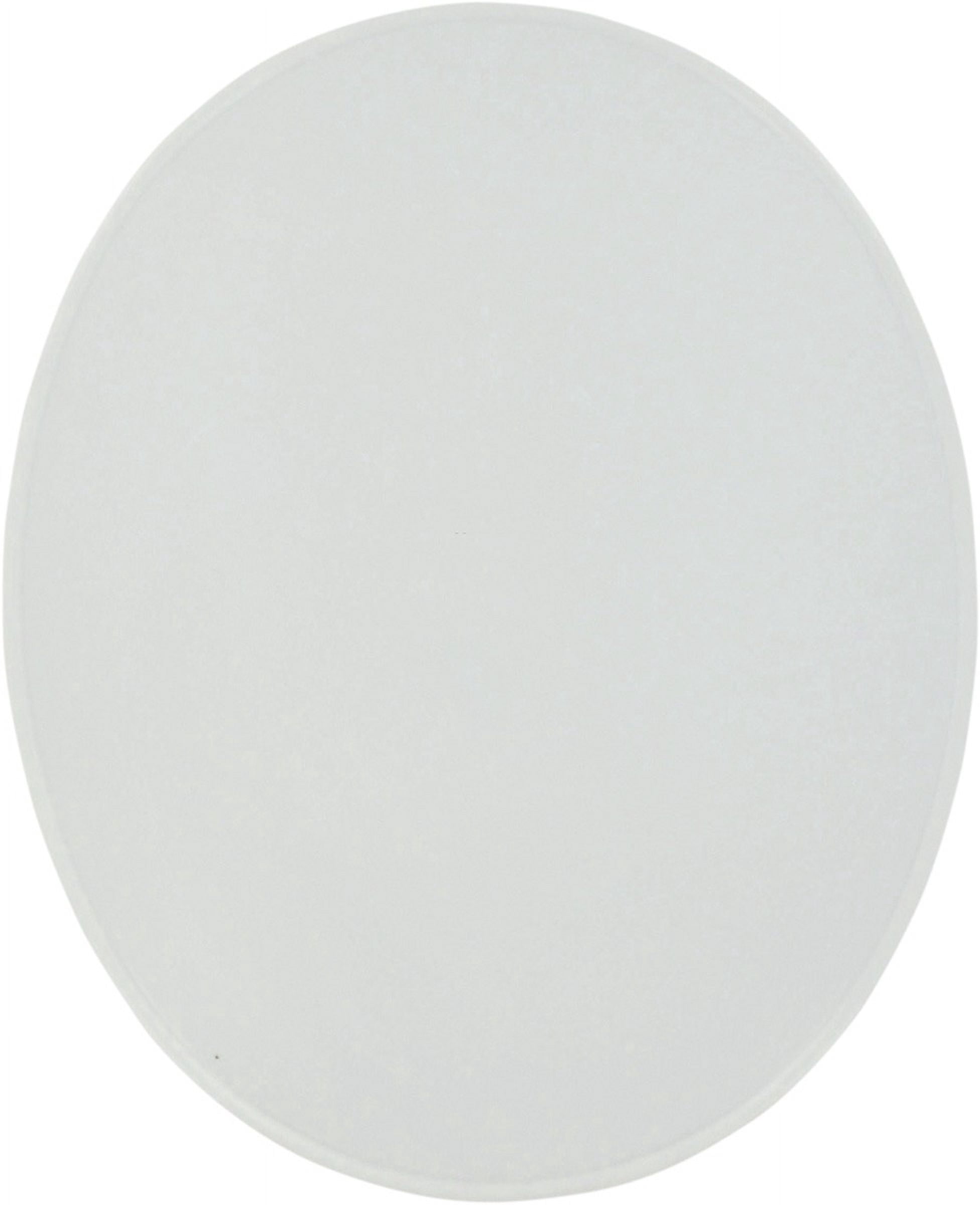 Vintage Oval MX Number Plate - White - Walmart.com