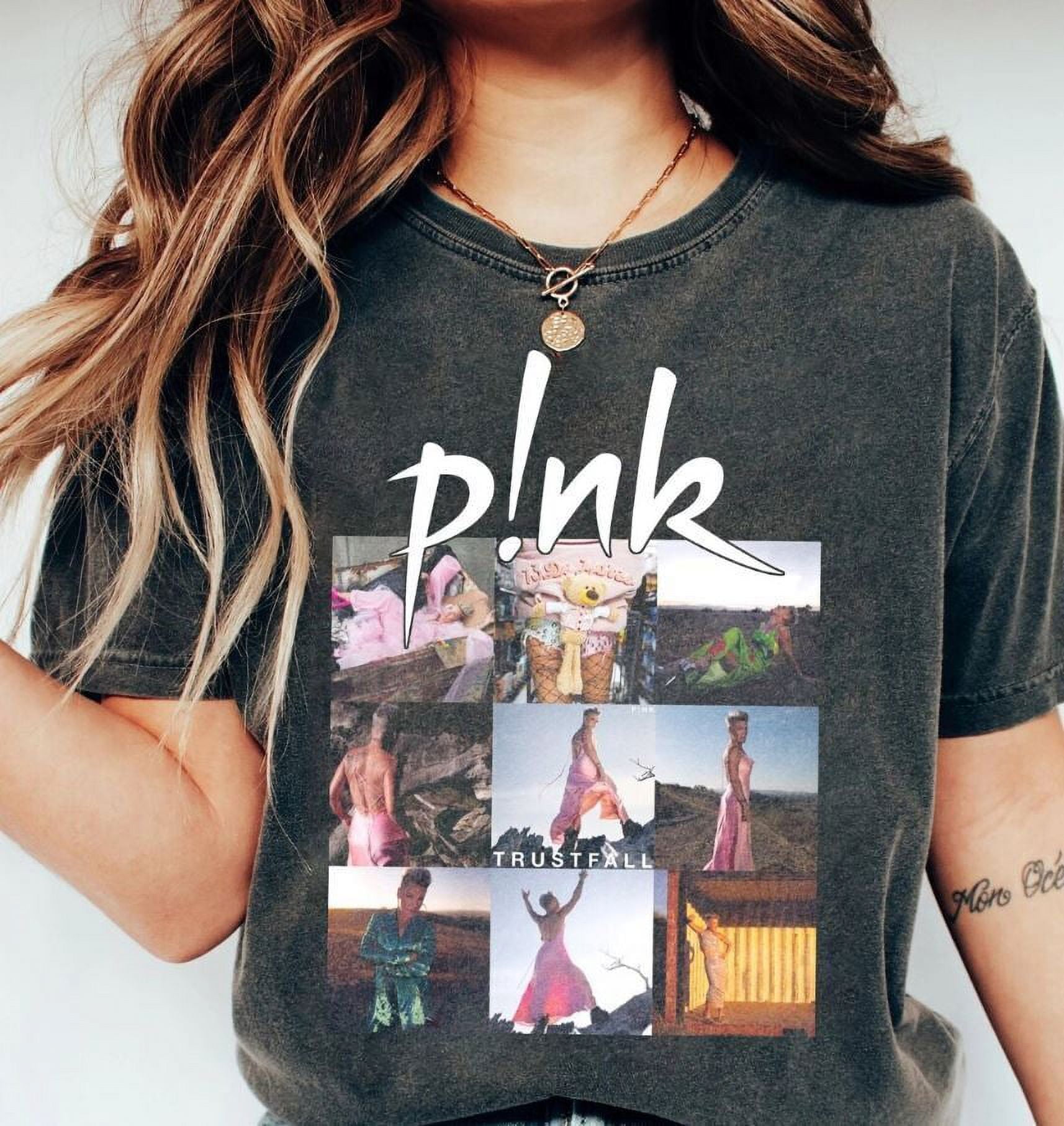 Vintage P!nk Singer Merch Shirt, Pink Trustfall Album Shirt Summer ...