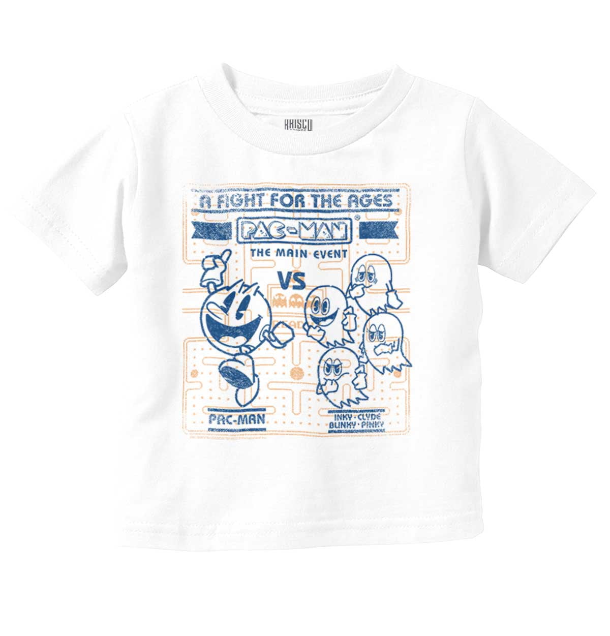 Vintage PACMAN Fight for the Ages Toddler Boy Girl T Shirt Infant ...