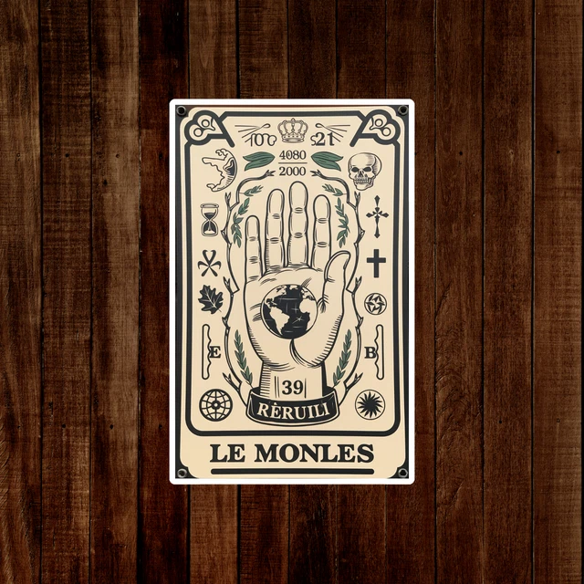 Vintage Palm Reader Sticker - Fortune Teller Palmistry Occult Gypsy ...