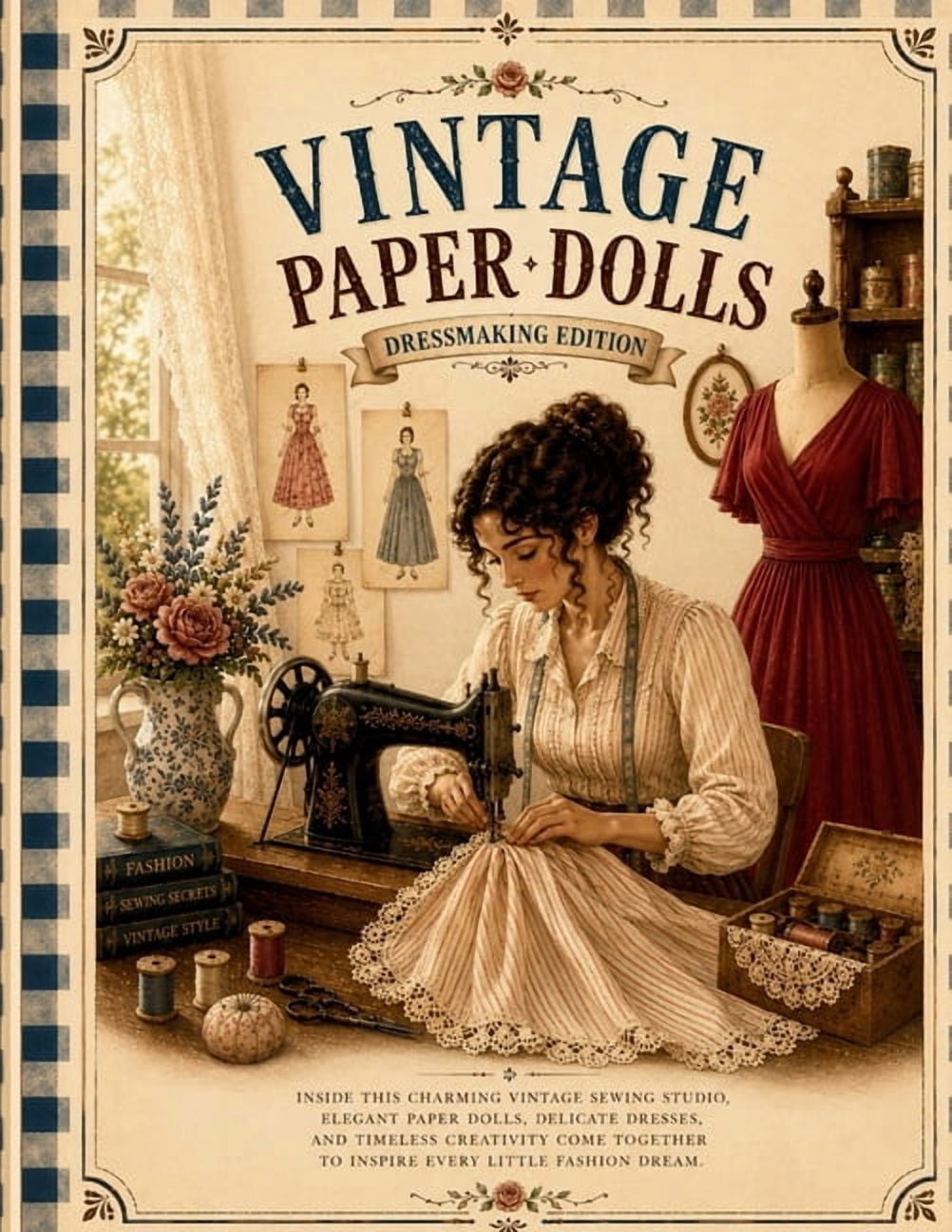 Vintage Paper Dolls: Dressmaking Edition: Elegant Vintage Fashion Paper ...