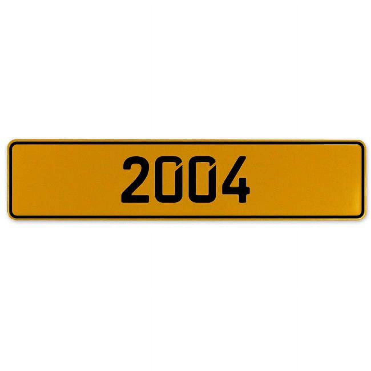 Vintage Parts USA 553447 2004 Year - Yellow Aluminum Street Sign ...