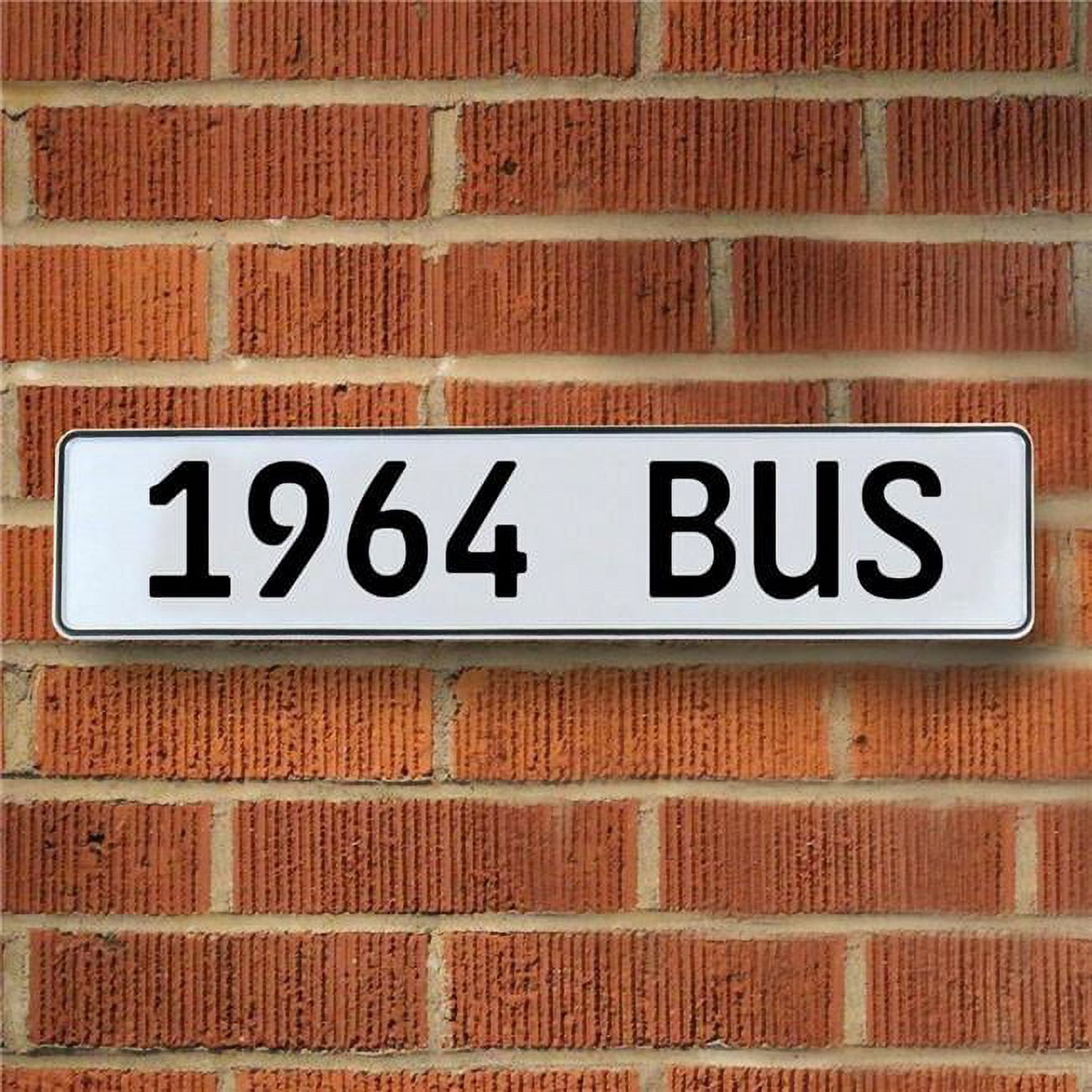 Vintage Parts USA 786034 1964 Bus - White Aluminum Street Sign Mancave ...