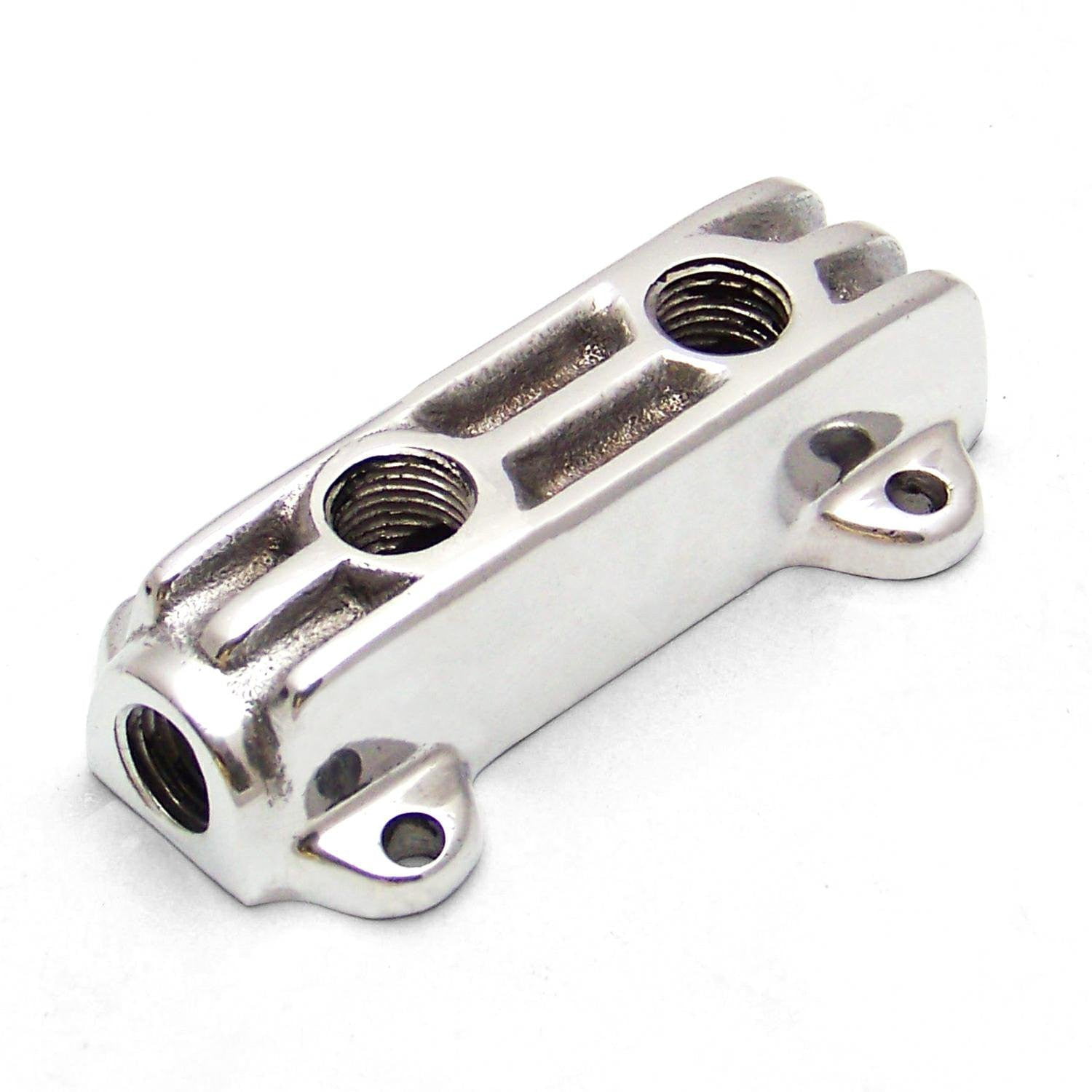 Vintage Parts USA VPAFDBA2 2 Port Finned Fuel Distribution Log / Block - Walmart.com