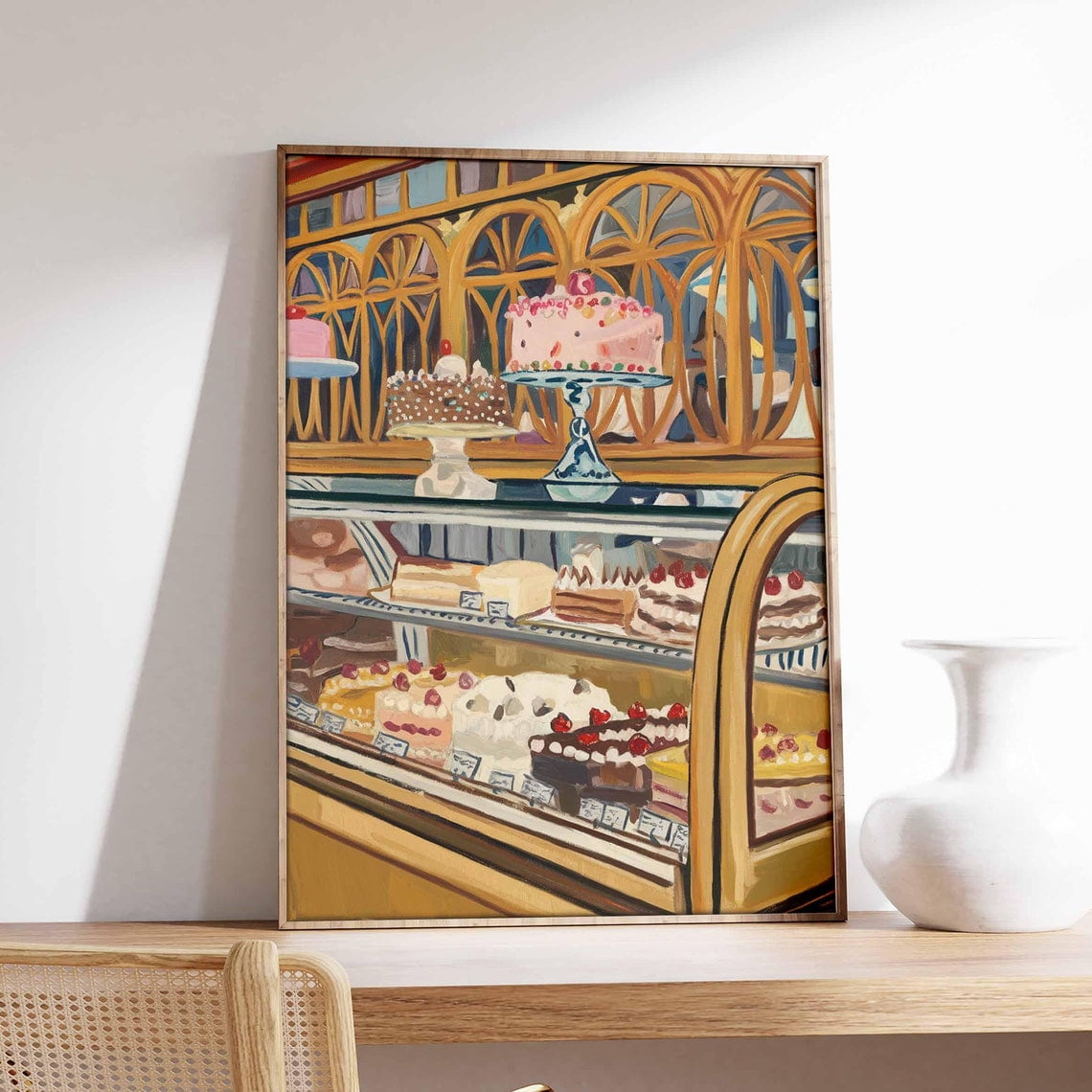 Vintage Patisserie Wall Art, Cafe Print, Food Print, French Bakery ...