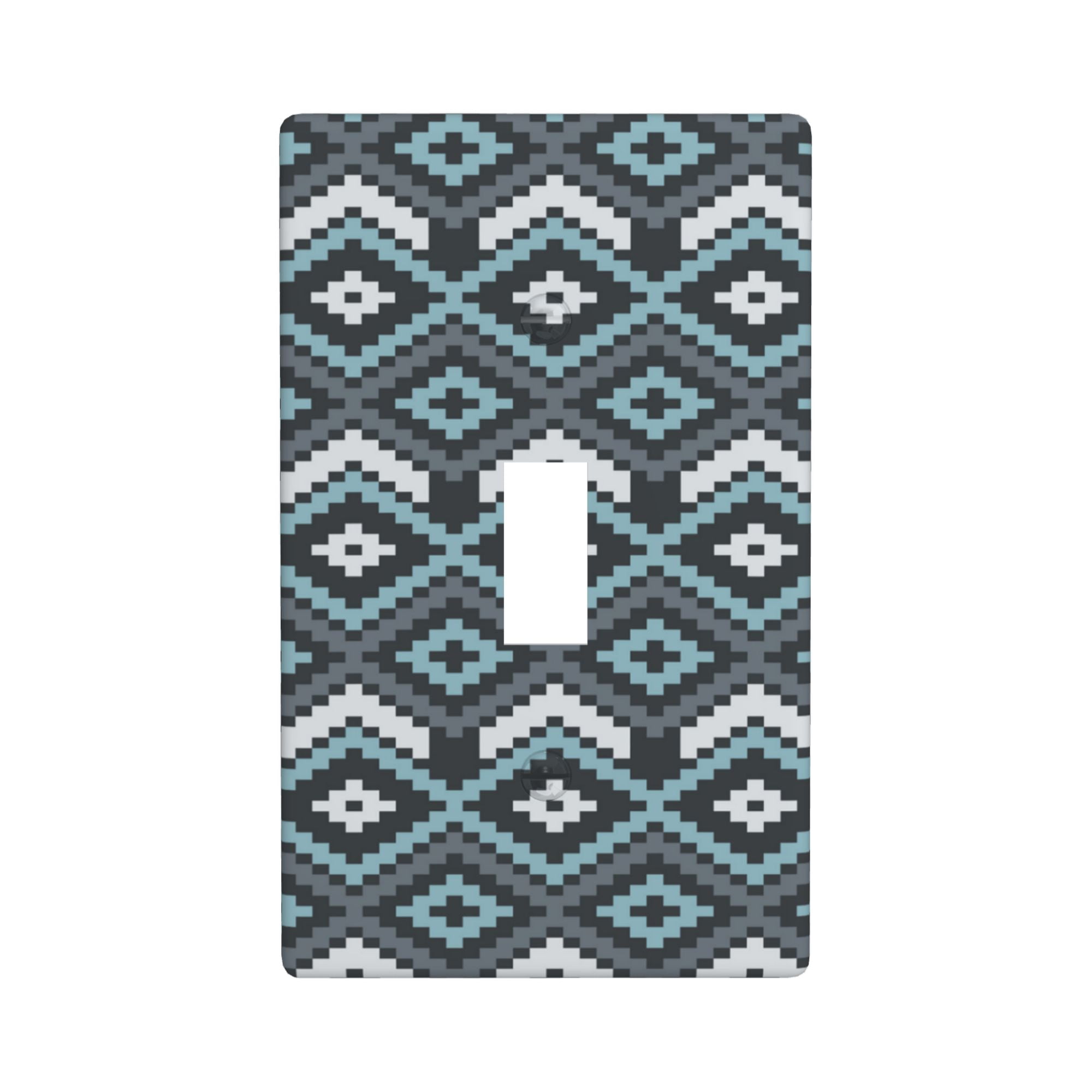 Vintage Pattern Background Single Toggle Light Switch Plate Decorative ...