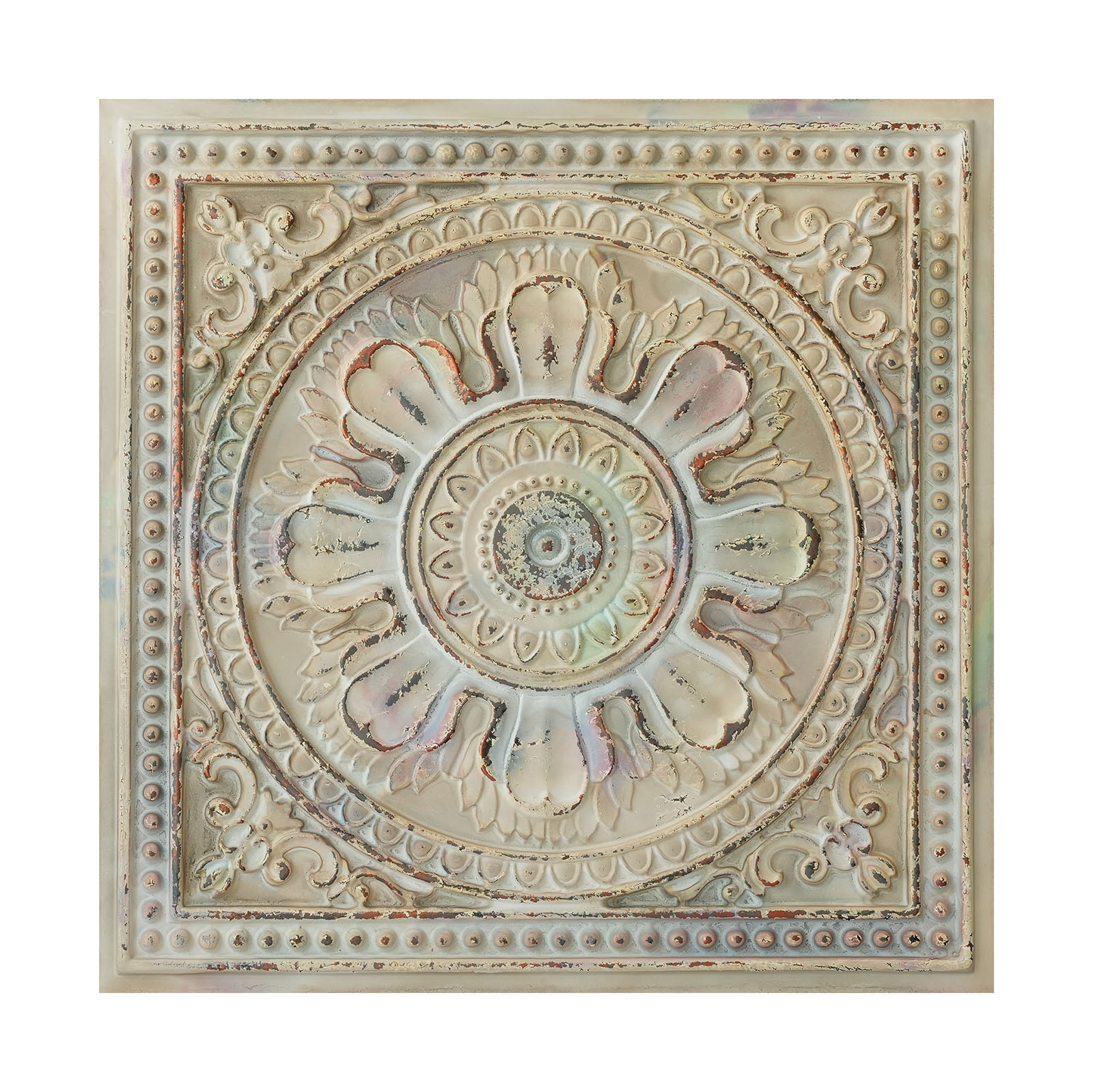 Vintage Pattern Tin Ceiling Tiles Suspended Wall Panels for Cafe Club ...