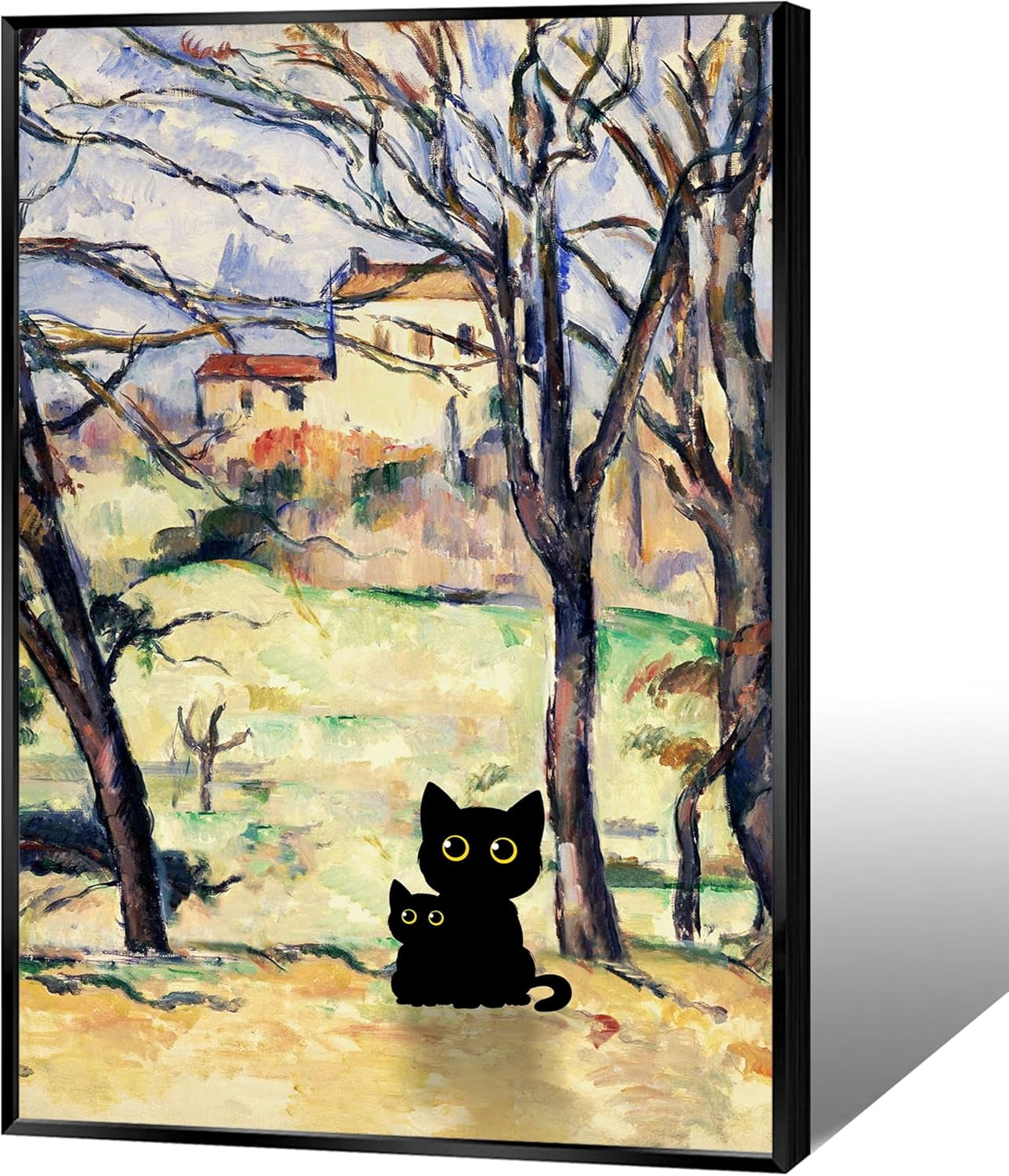 Vintage Paul Cezanne Cat Canvas Wall Art Famous Oil Prints Paintings ...