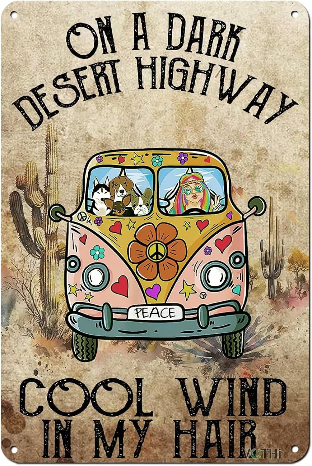 Vintage Peace Sign Hippie Wall Decor,Hippy Room Decor,Hippie Stuff ...