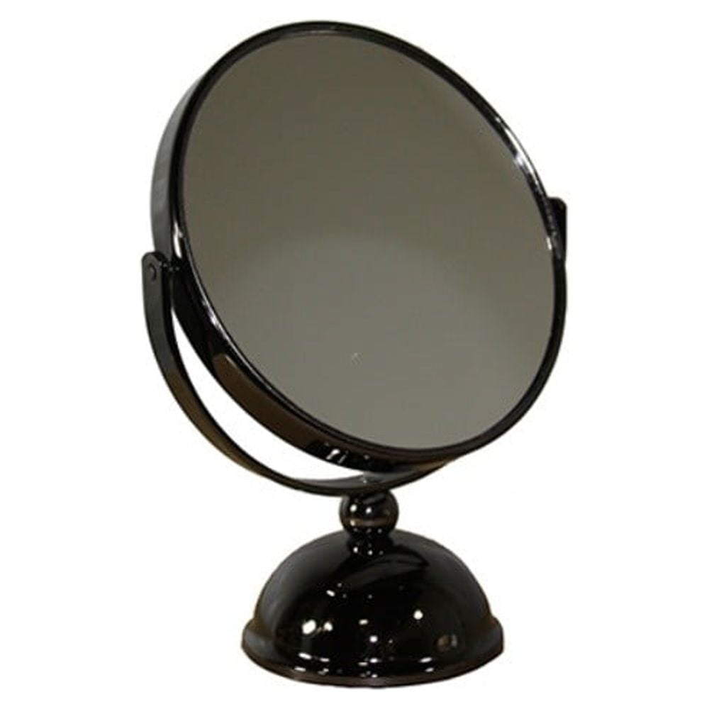 Vintage Pedestal Black 5X Magnification Vanity Mirror - Walmart.com
