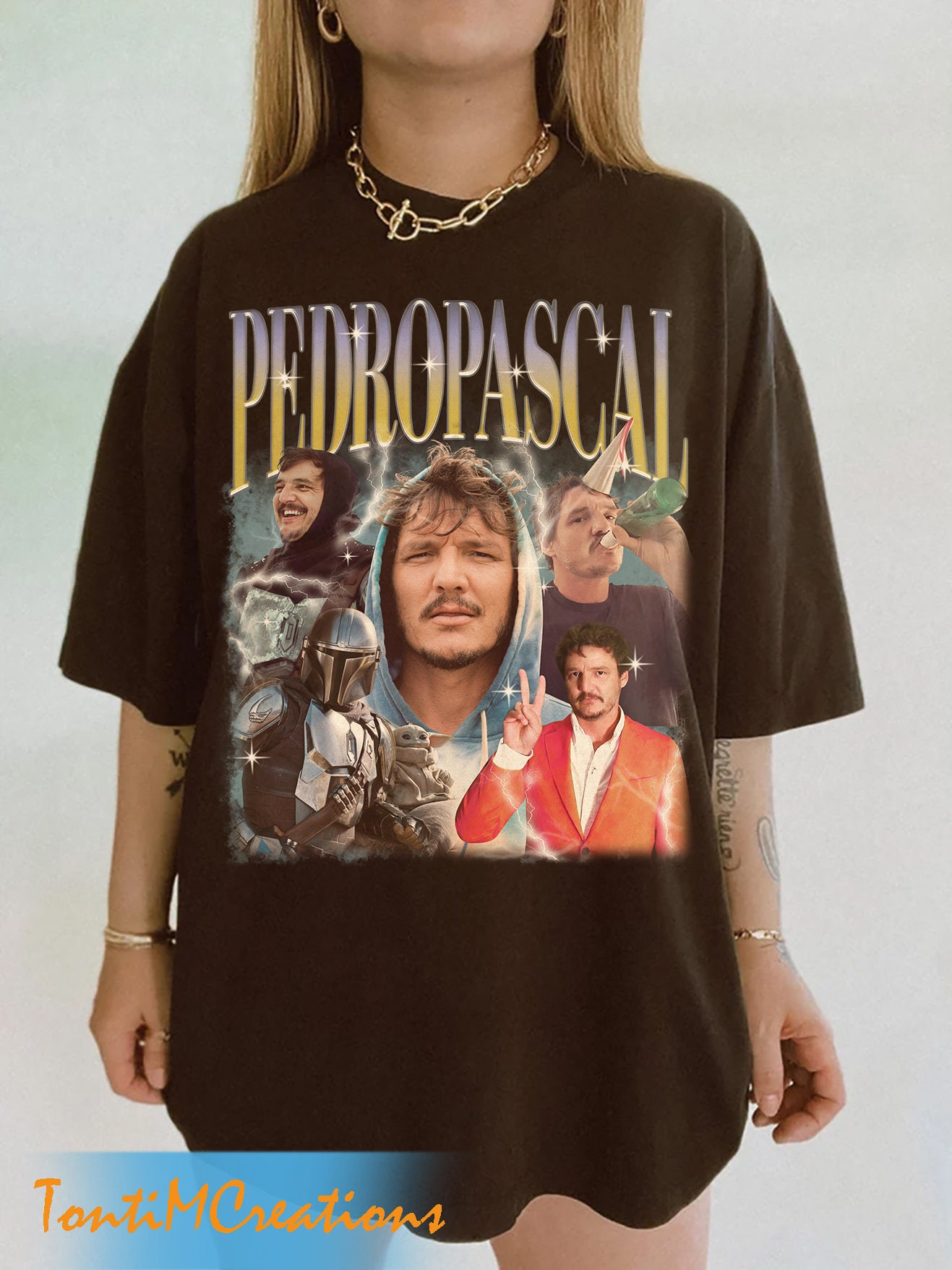 Vintage Pedro Pascal Shirt, Pedro Pascal, Actor Pedro Pascal Shirt ...