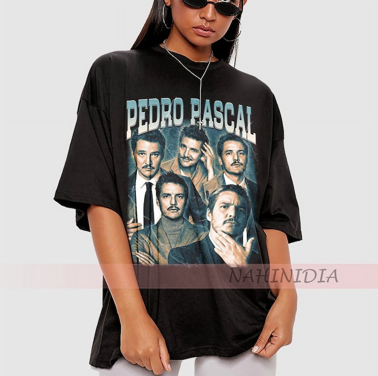 Vintage Pedro Pascal Shirt, Pedro Pascal Tribute Celebrity Shirt, Actor ...