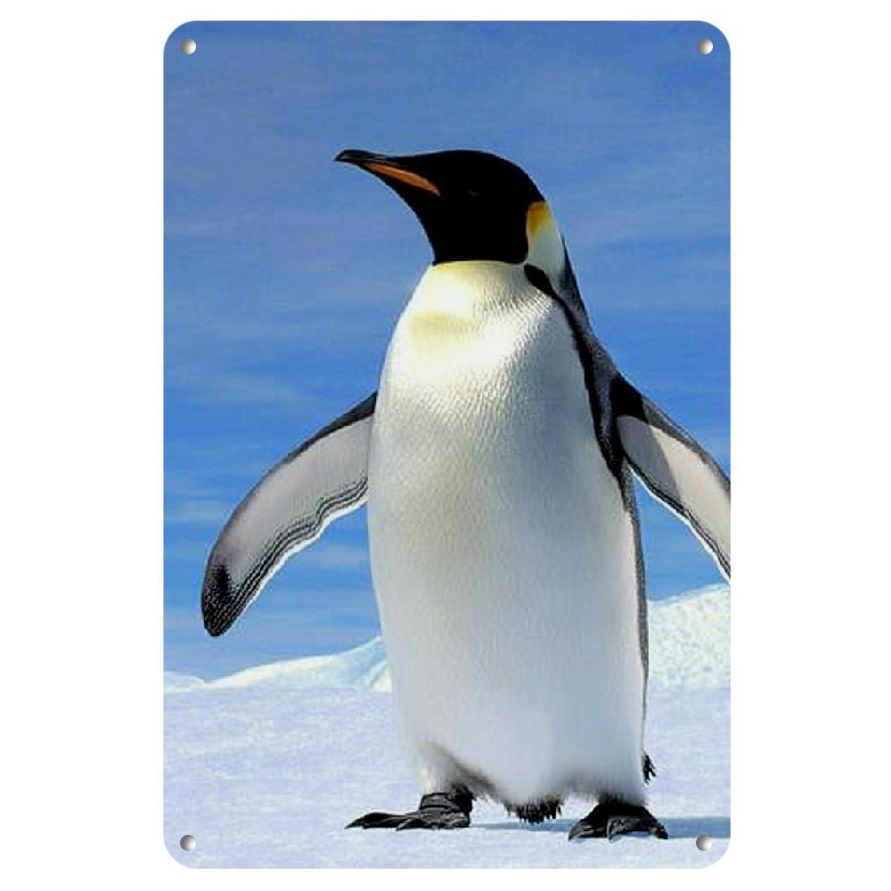 Vintage Penguin Metal Sign - Retro Wall Art for Home, Bar, Cafe ...