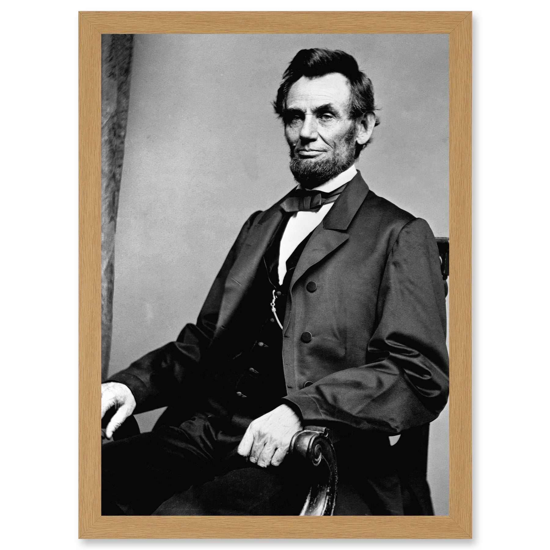 Vintage Photo Portrait Honest Abe Abraham Lincoln President America USA ...